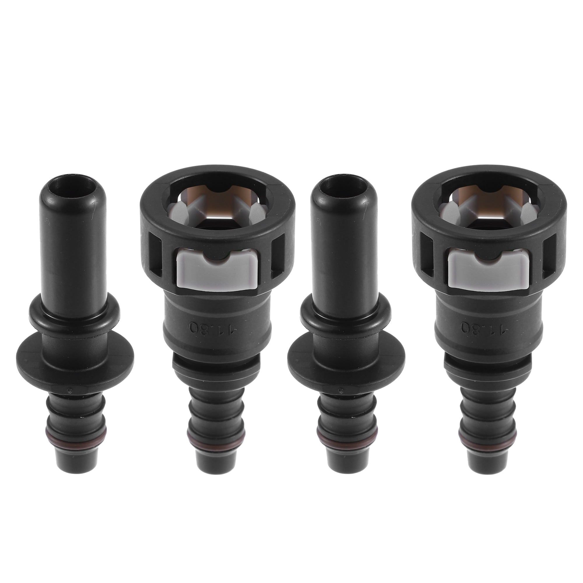 Unique Bargains 11.8mm SAE to 10mm Straight Car Fuel Line Hose Quick ...