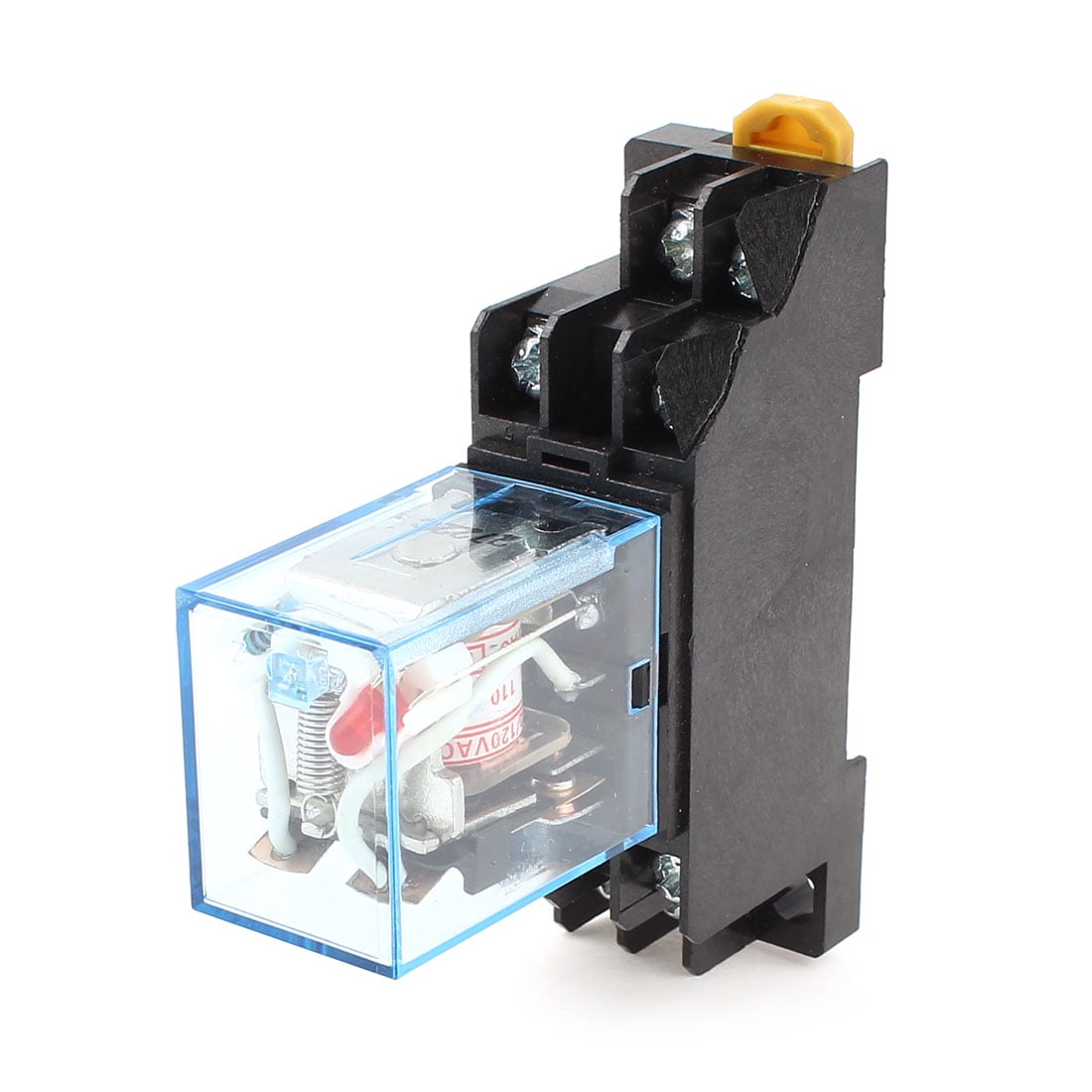 Unique Bargains 110-120V 5A Coil Voltage Red Light DPDT 8Pins Power ...