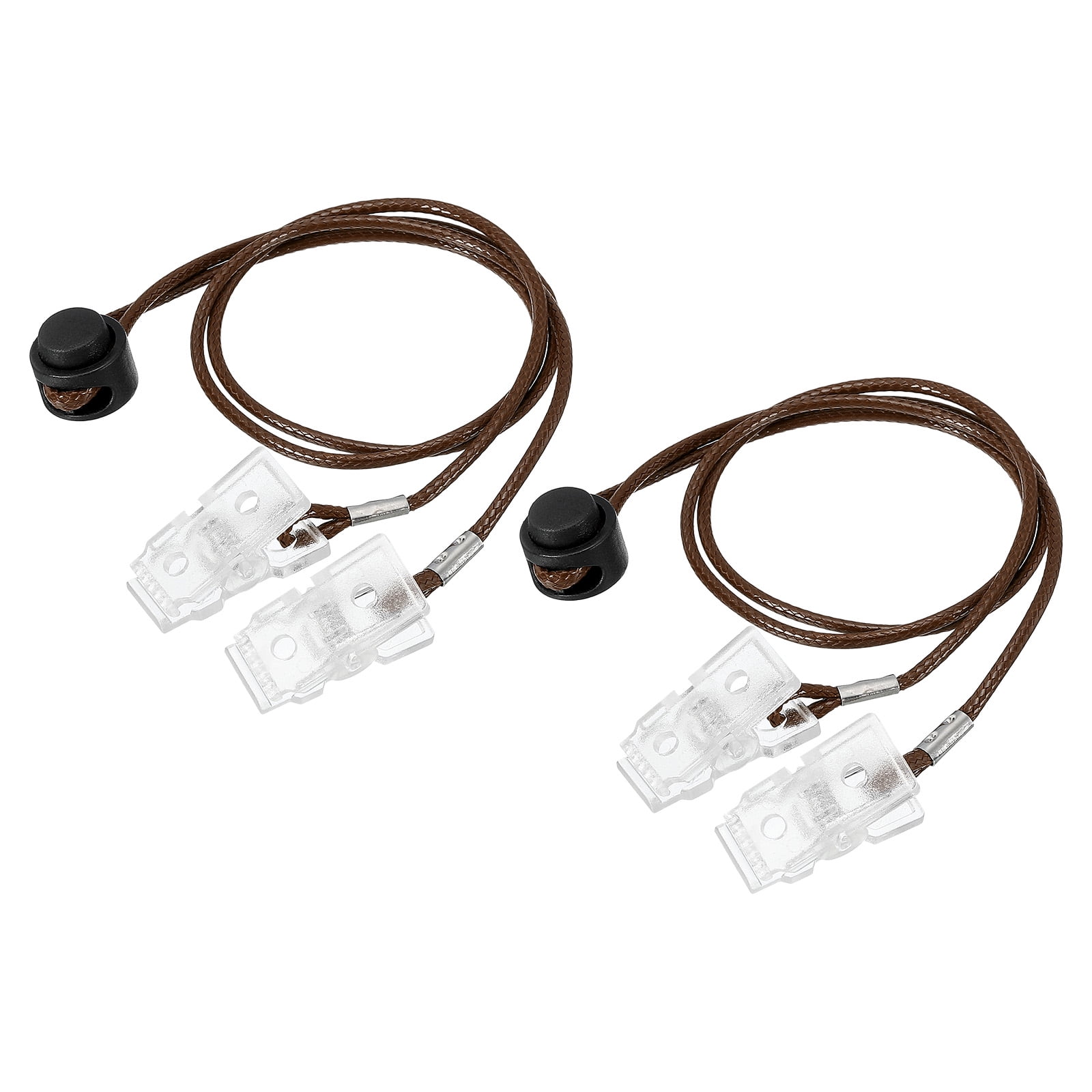 Unique Bargains 12.6' 2Pack Napkin Chain Adjustable Bib Holder Chain ...