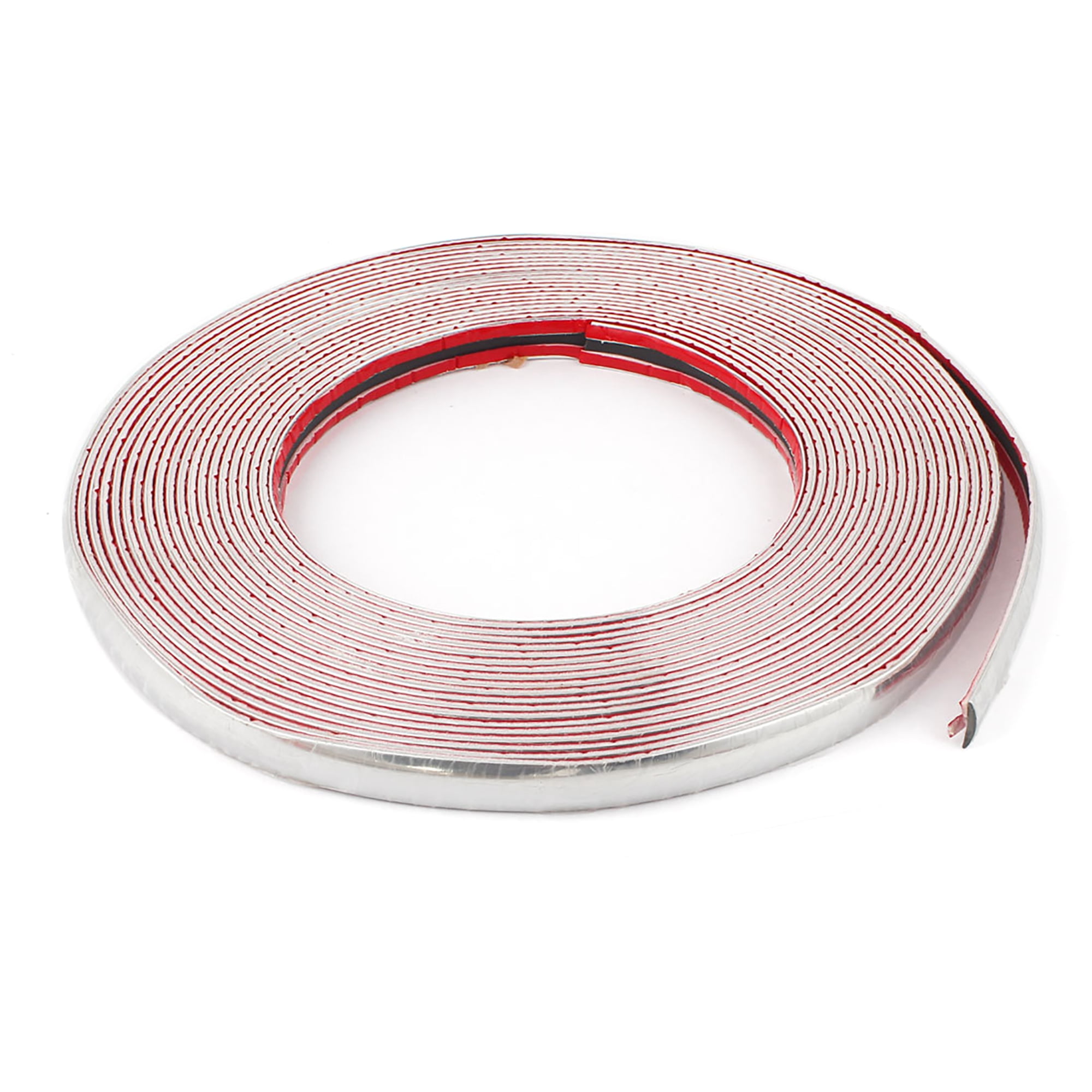 Unique Bargains 12M Car Decoration Chrome Styling Trim Strip Tape 14mm ...