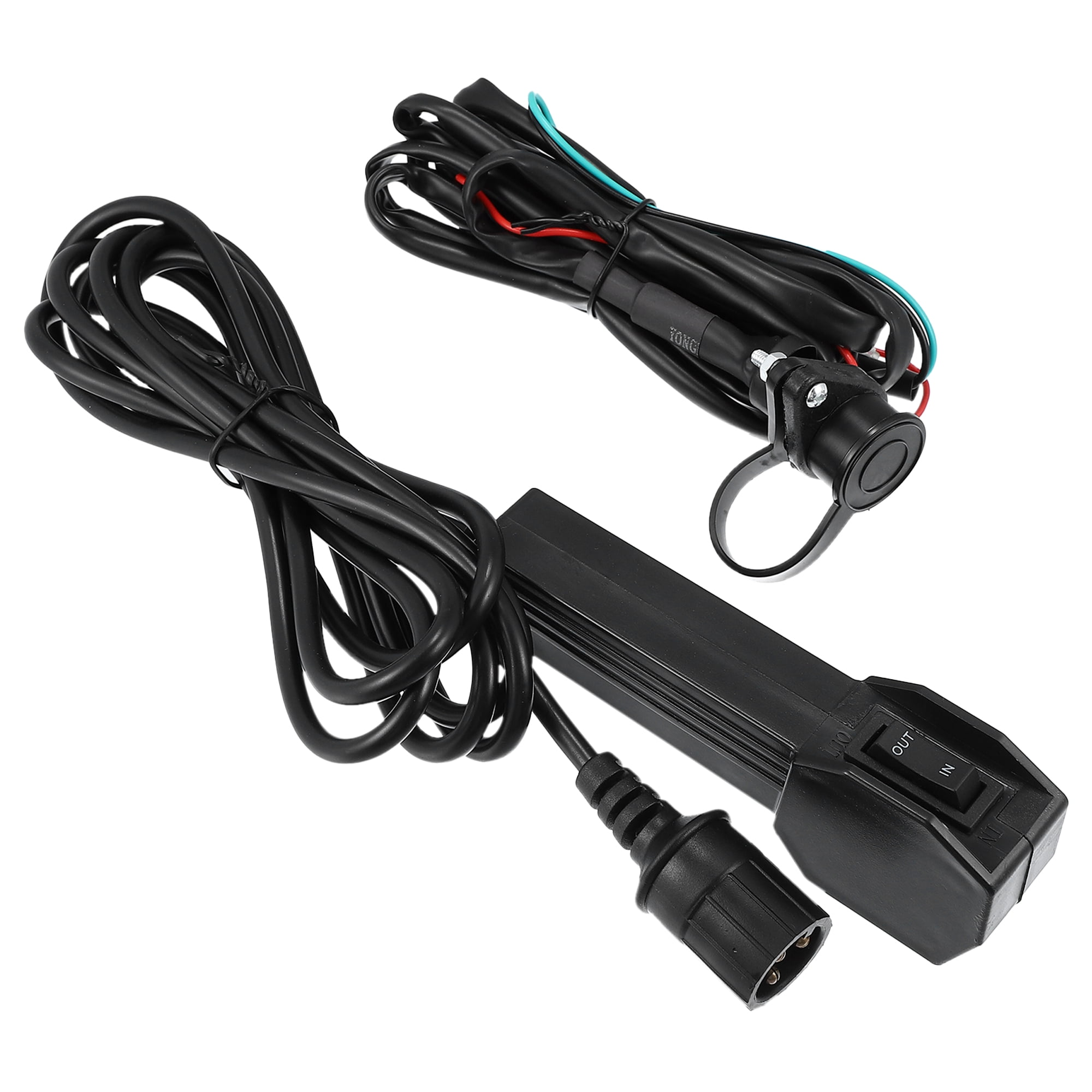 Unique Bargains 12V ATV UTV Corded Hand Controller Remote Control Kit ...