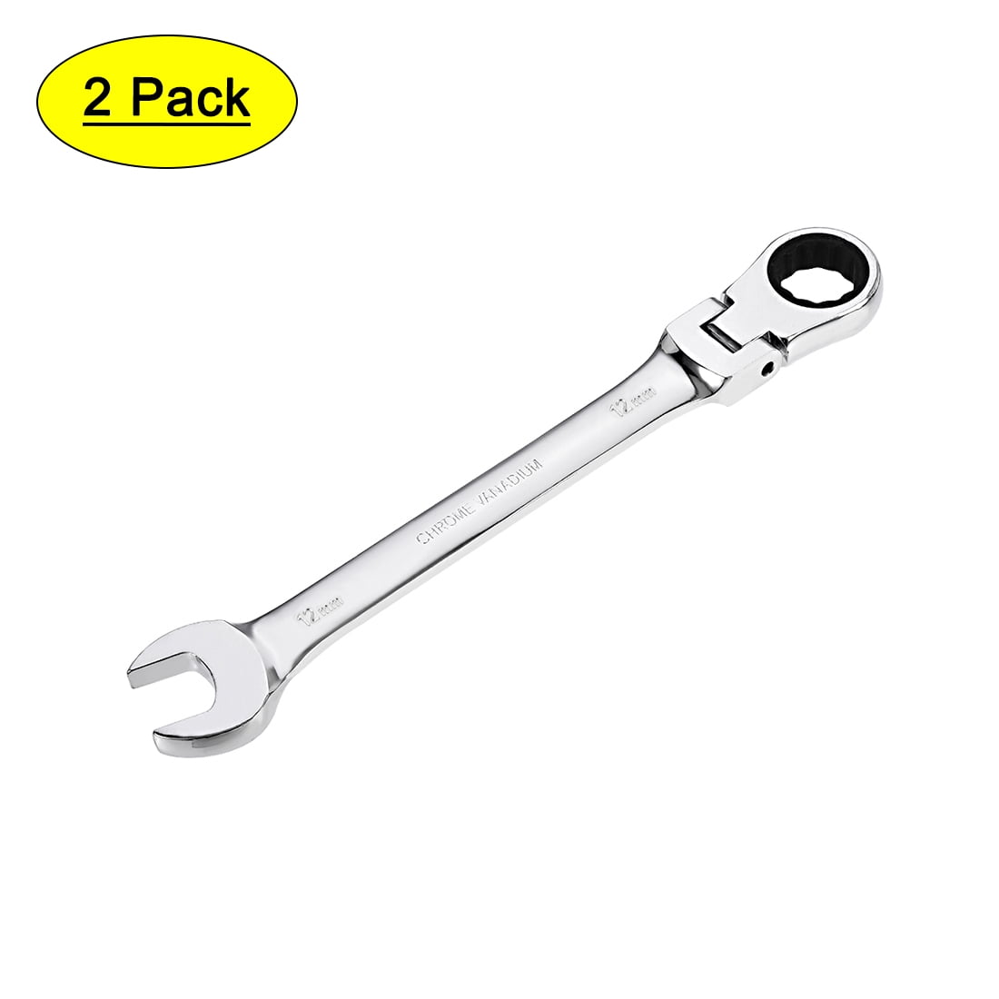 Unique Bargains 12mm Flex-Head 72 Teeth Box Ended Ratcheting ...