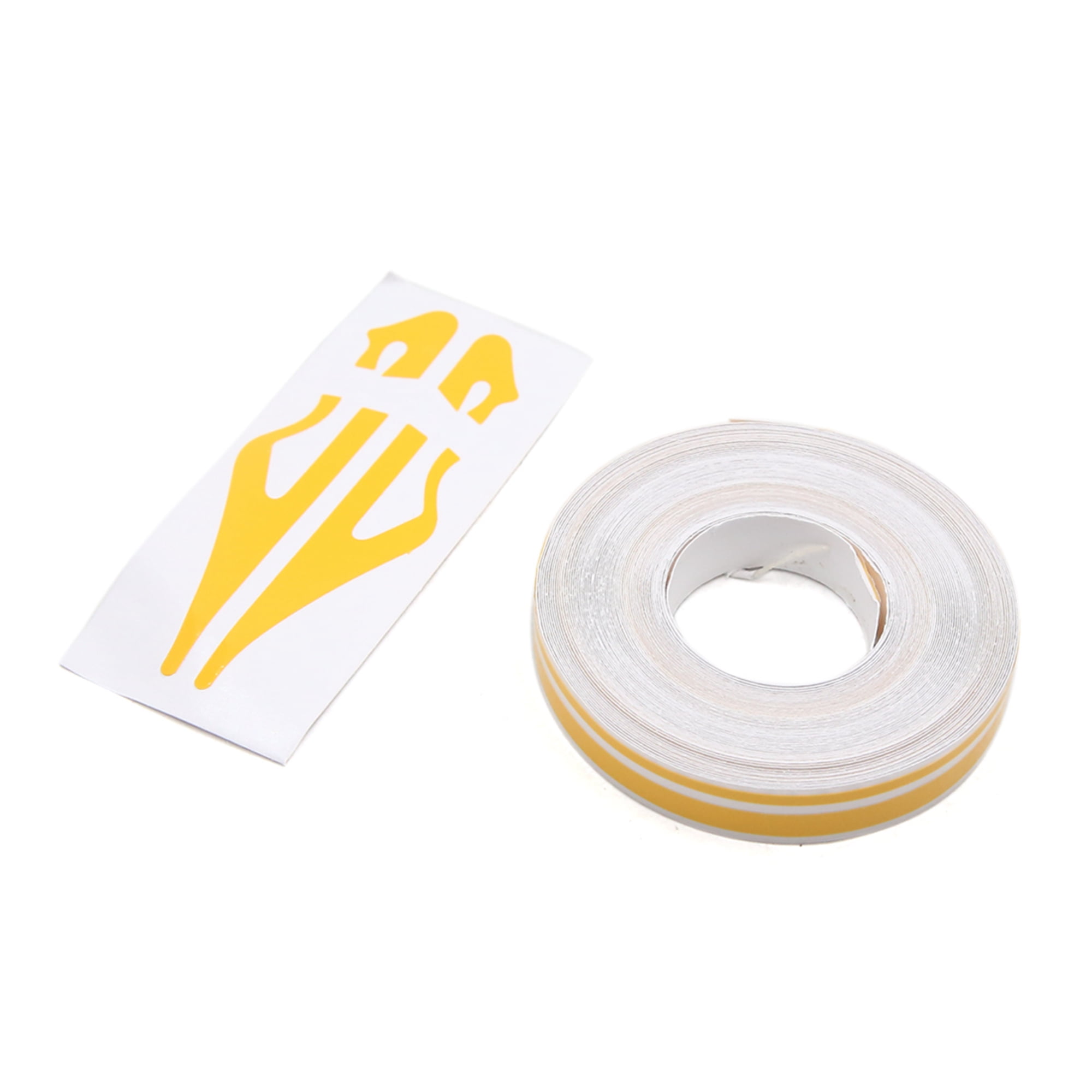 Unique Bargains 12mm Yellow Vinyl Pin Stripe Tape, 32ft Car Body Decal ...