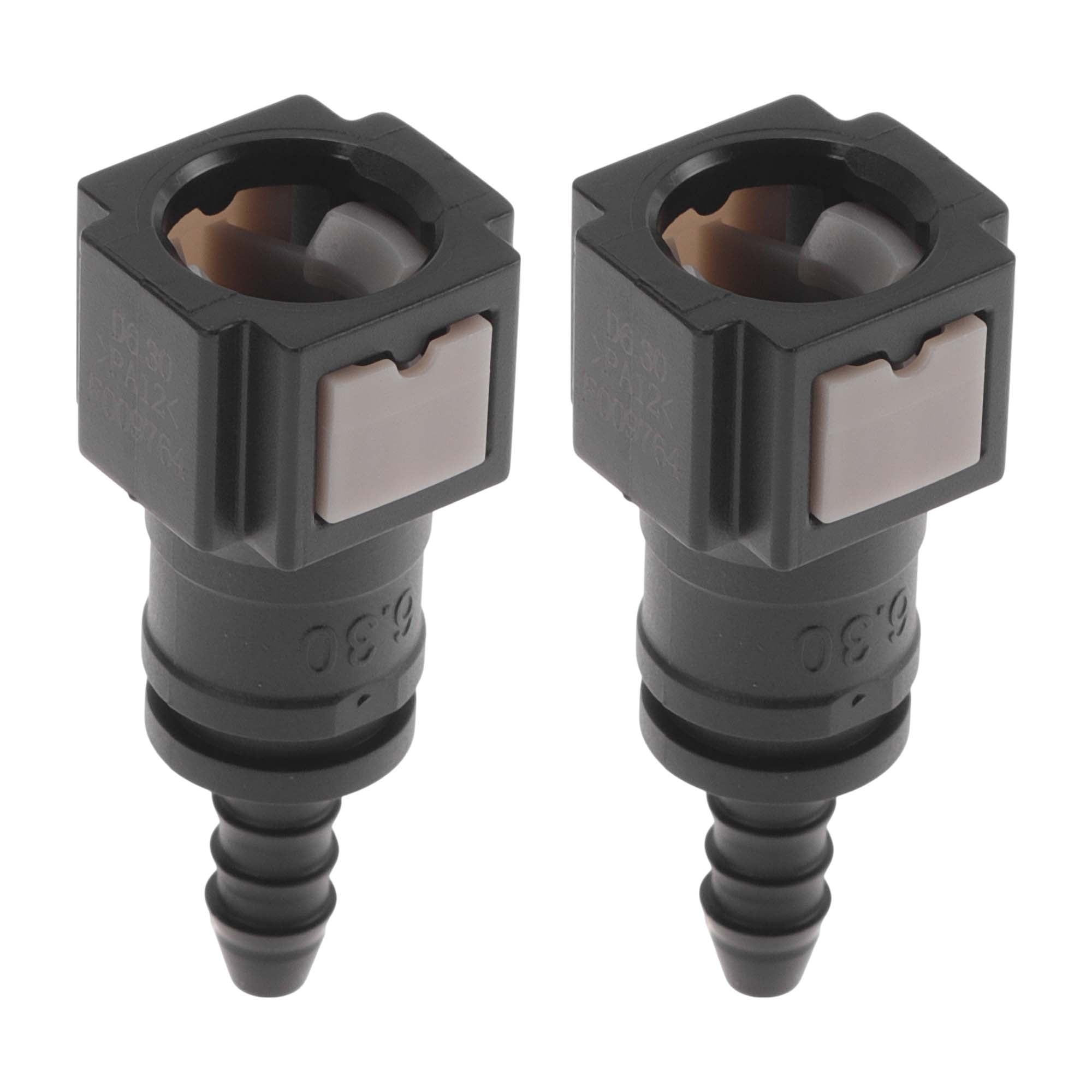 Unique Bargains 13/64" Fuel Line Quick Connector ID Hose for 1/4" SAE ...