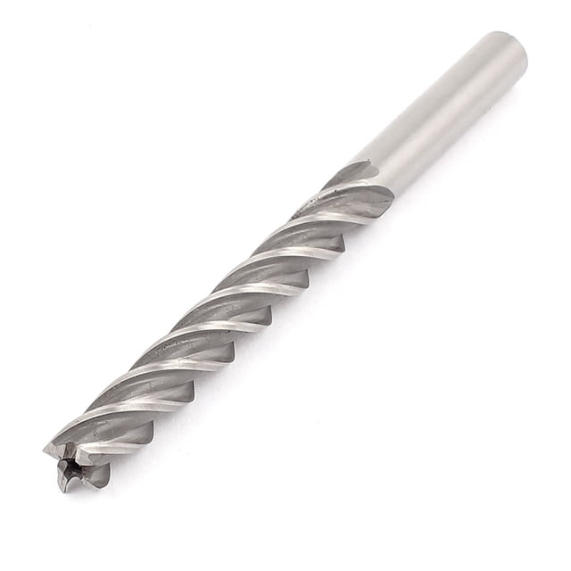 Unique Bargains 135mm Long 10mm Cutting Dia Straight Shank 4 Flutes End ...