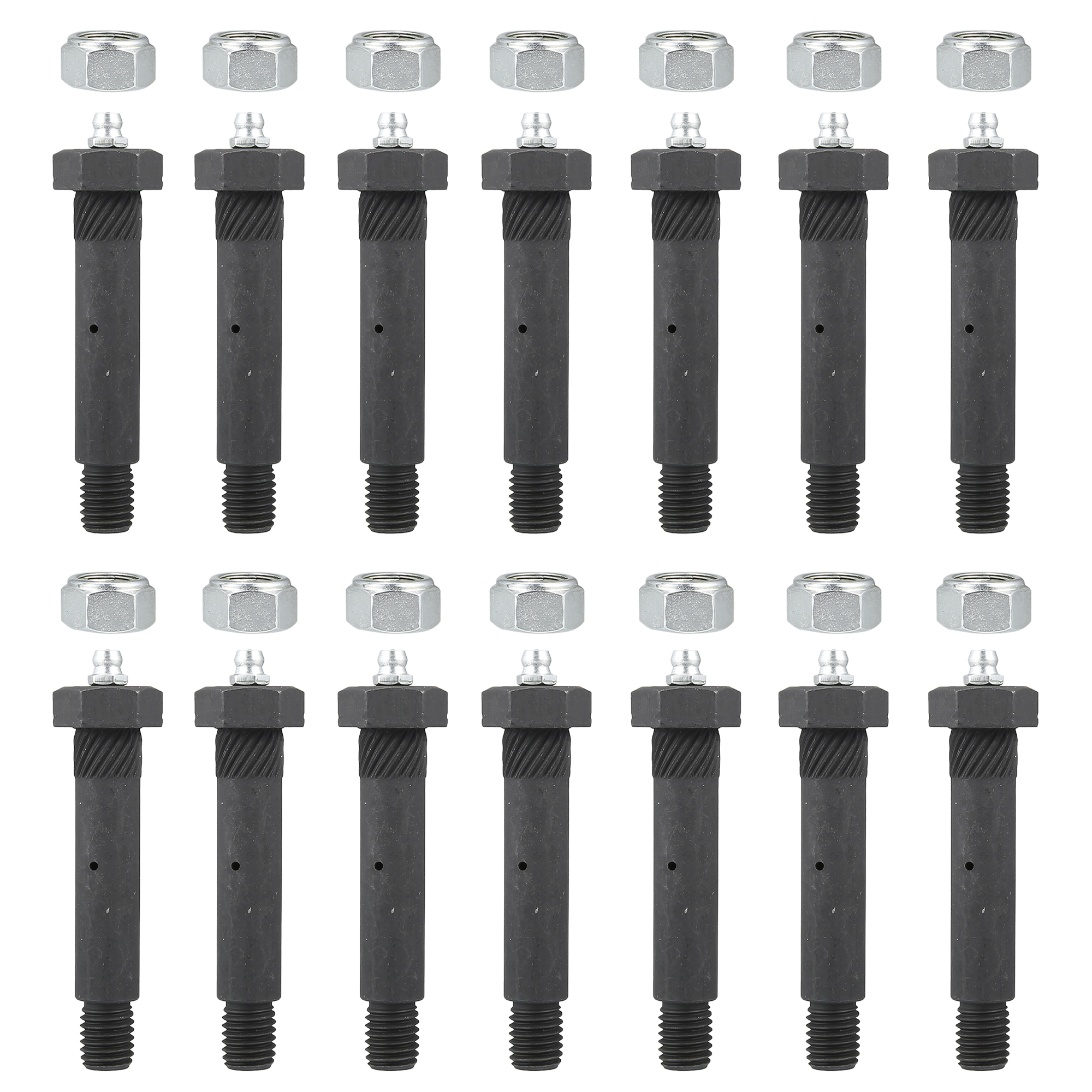 Unique Bargains 14 Pcs Trailer Axle Spring Shackle Greaseable Spring ...