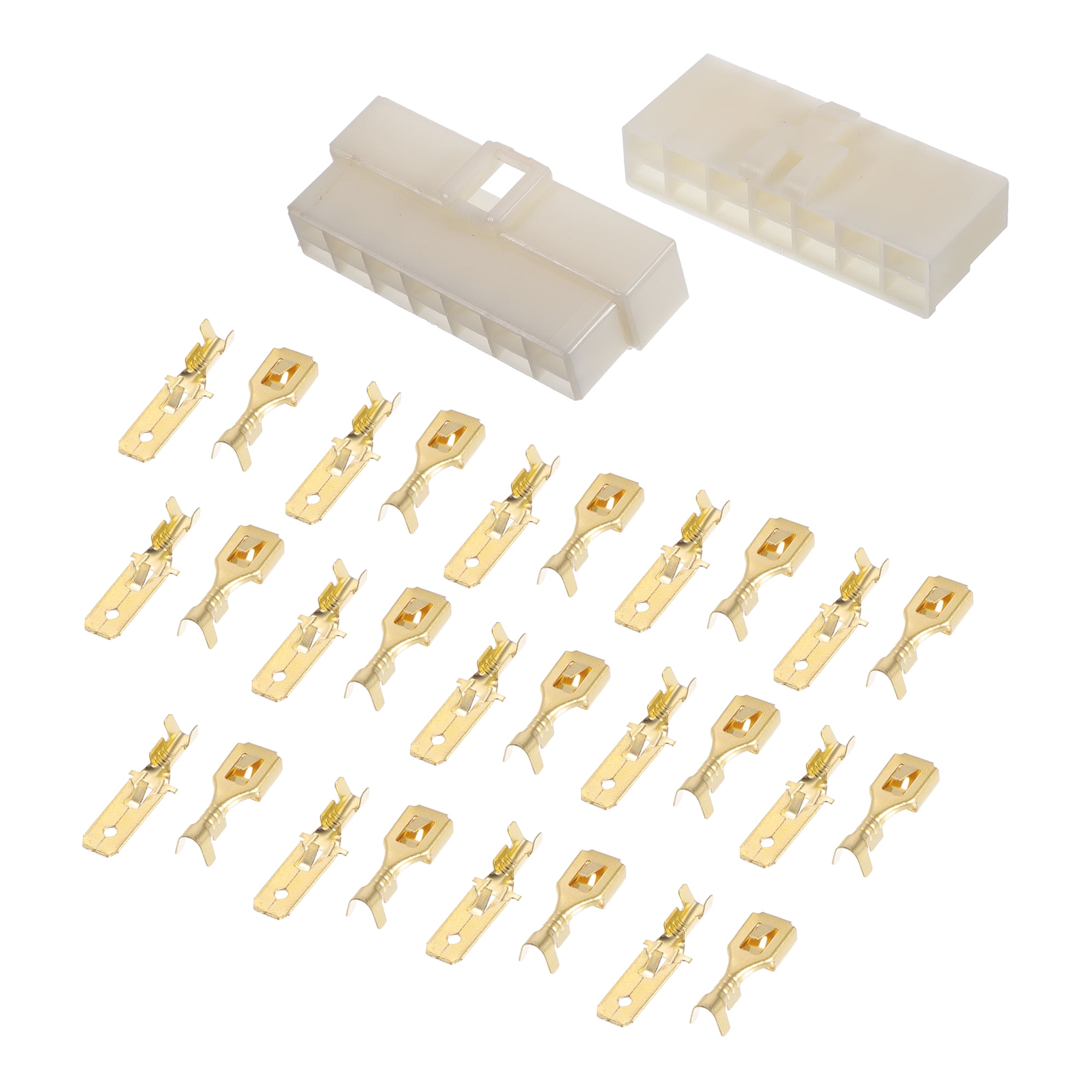 Unique Bargains 14 Pin Car Electrical Wire Connector Plug Kits Male ...