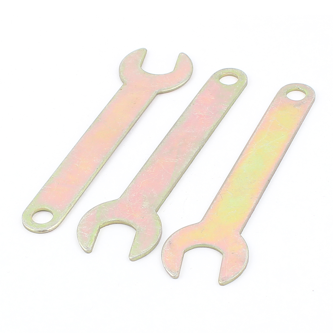 Unique Bargains 14mm Open Wide Angle Metal Wrench Spanner Bronze Tone ...