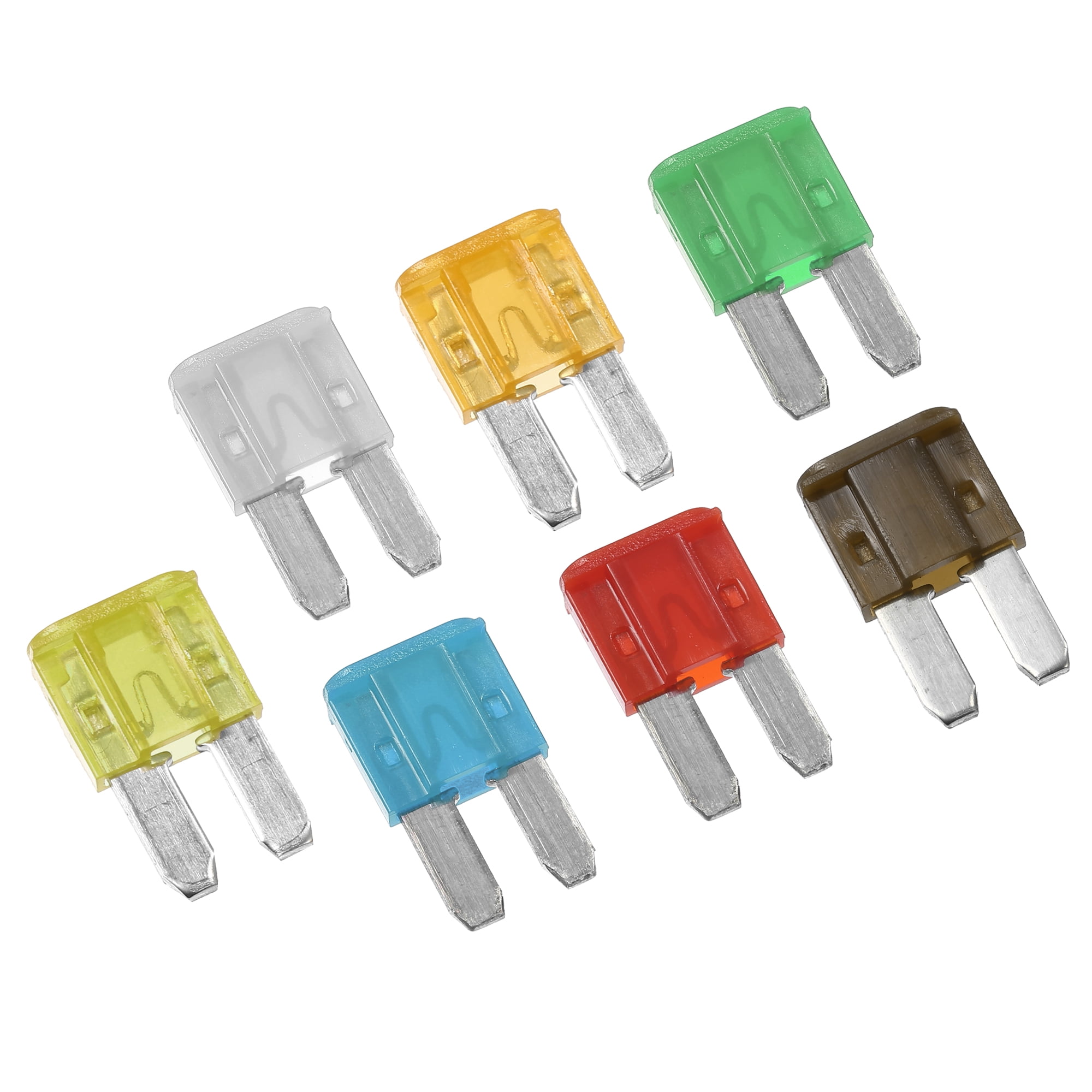 Unique Bargains 14pcs 5A 7.5A 10A 15A 20A 25A 30A Car Mini Blade Fuses ...