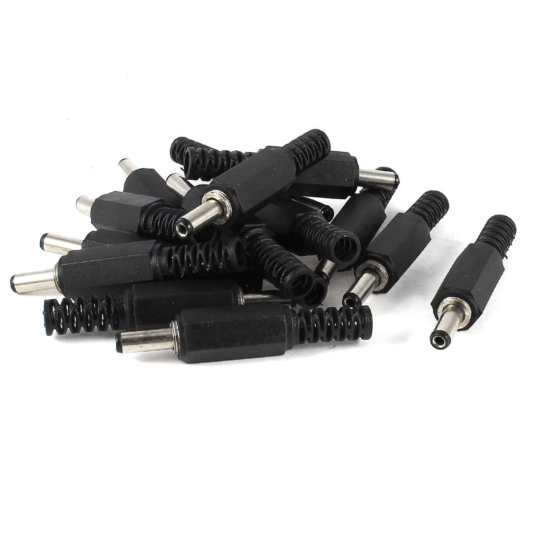 Unique Bargains 15 Pcs 1.3mm x 3.5mm Male DC Power CCTV Coaxial ...