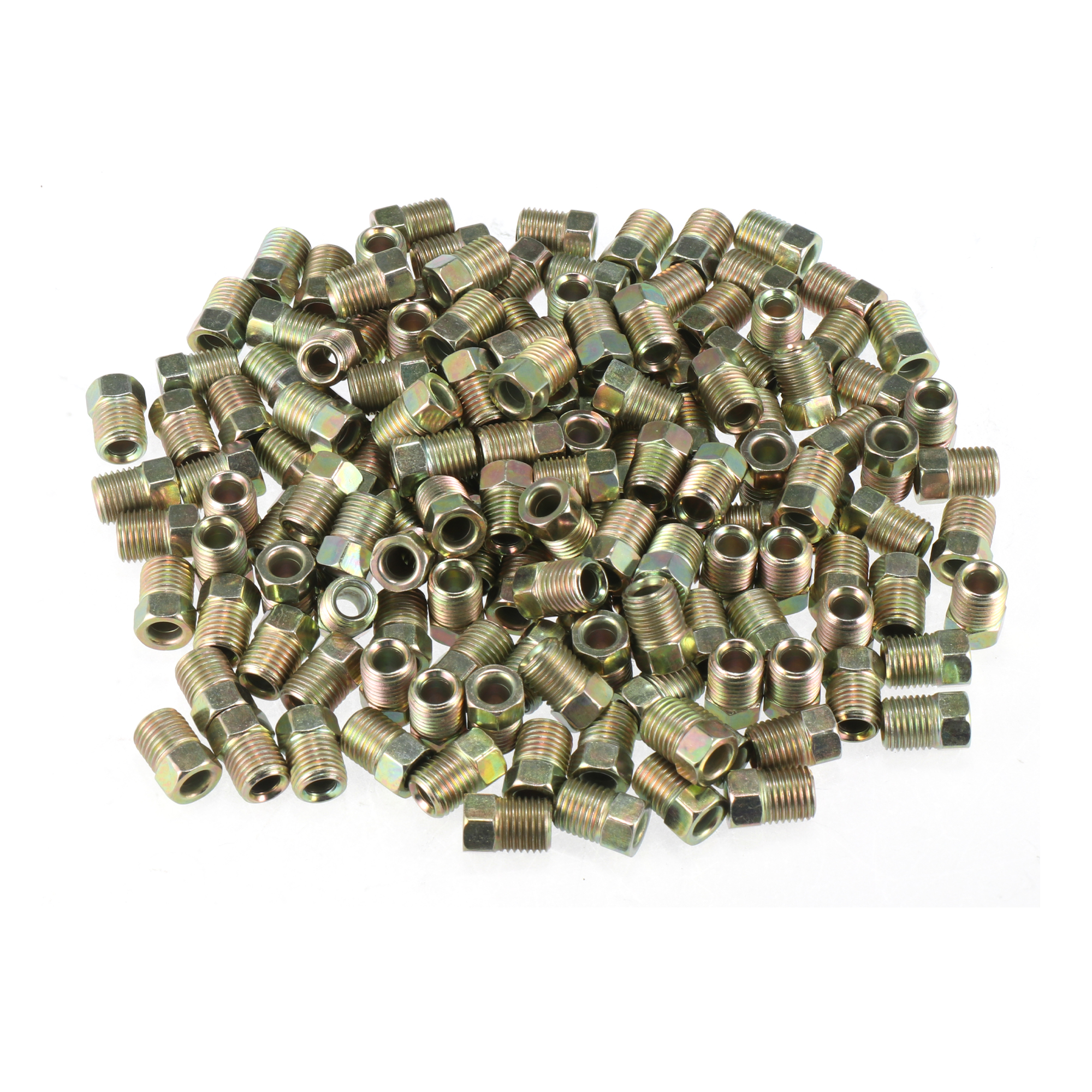 Unique Bargains 150pcs 3/8 Inch-24 Threads Car Brake Line Nut Fittings ...