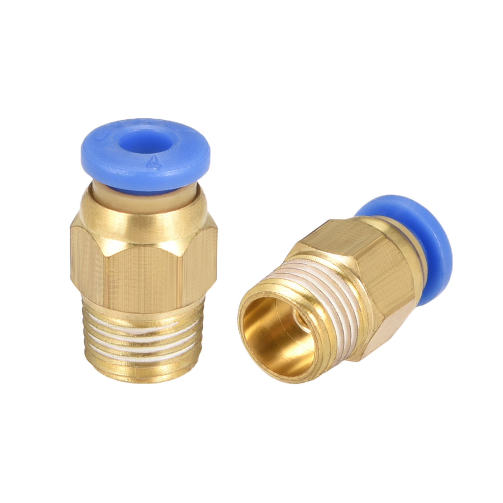 Unique Bargains 15Pcs 1/8" G Male Straight Thread 4mm Push In Joint ...