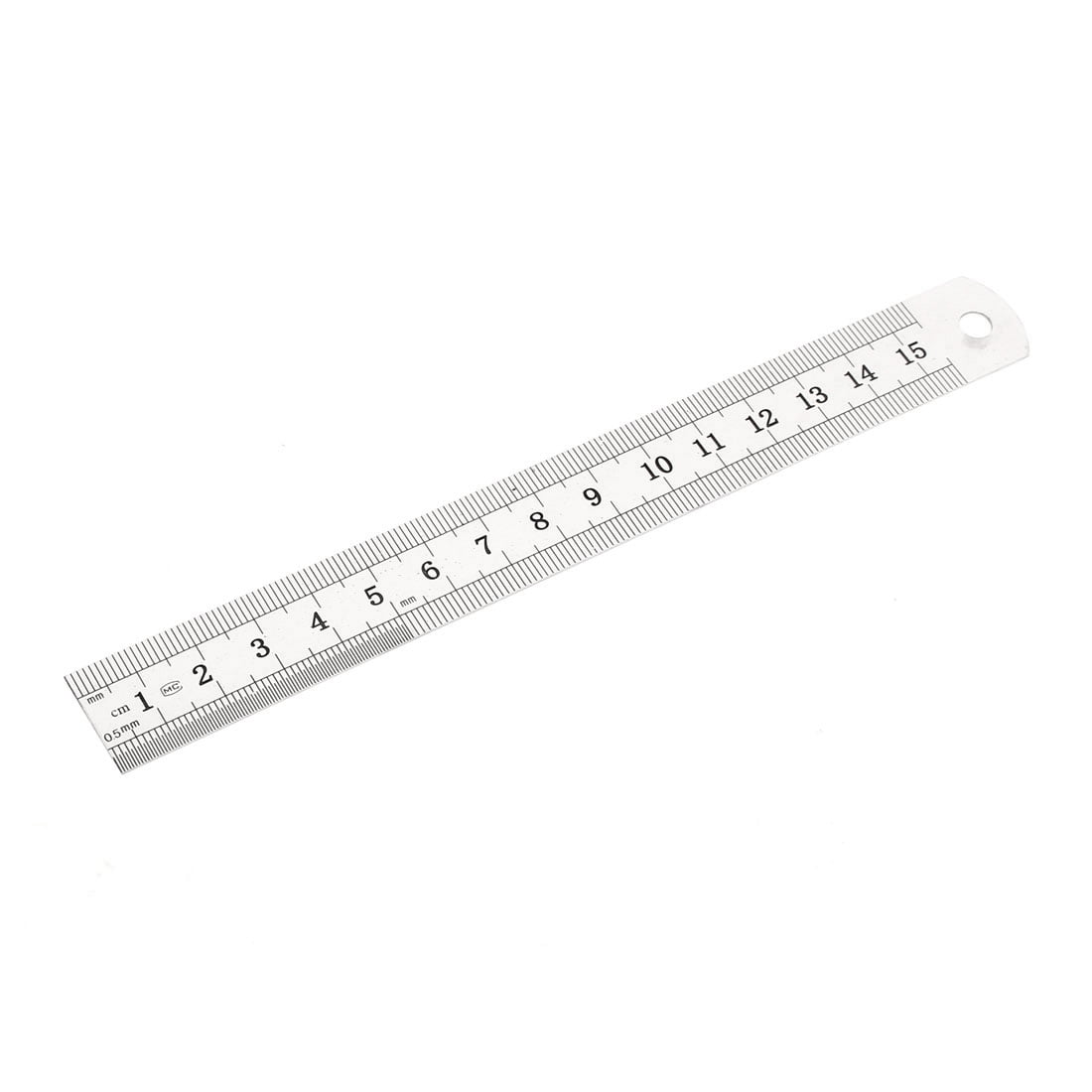 Unique Bargains 15cm 6 Inches Scale Range Metal Dual Sides Measure ...
