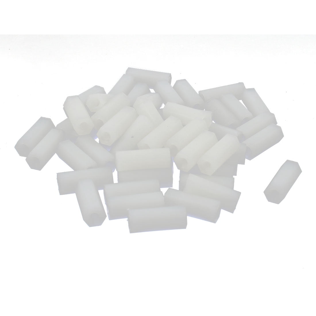 Unique Bargains 15mm M3 Female/Female Nylon PCB Spacer Hex Stand-Off ...
