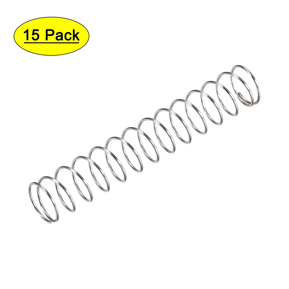 Unique Bargains 15mm x 1mm x 90mm 304 Stainless Steel Compression ...