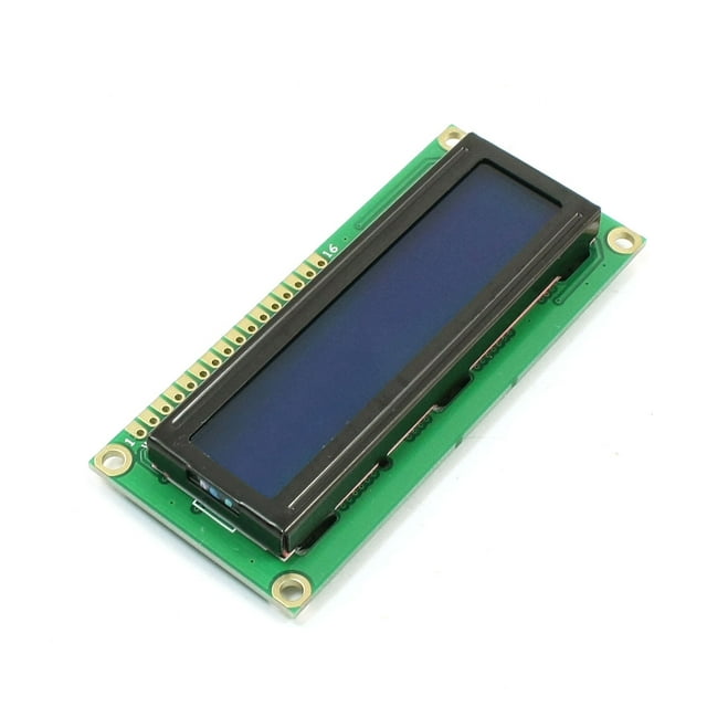 Unique Bargains 1602A Graphic 16 x 2 Character LCD Display Module Blue ...