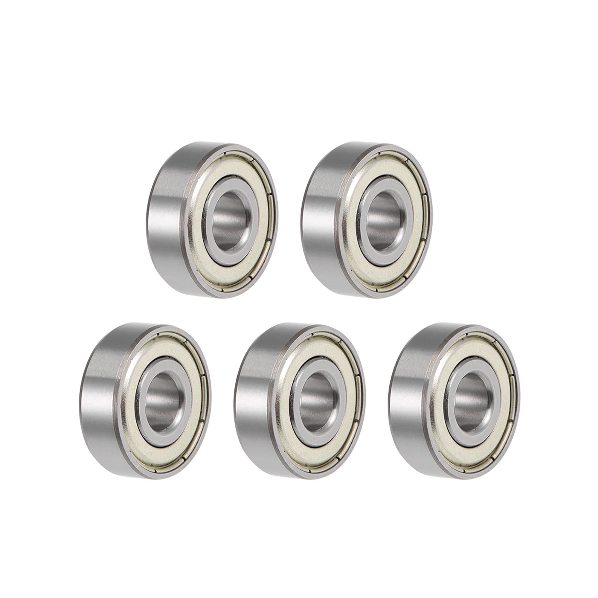 Uxcell Deep Groove Ball Bearing Double Shielded Z2 Bearings 5/16"x7/8 ...