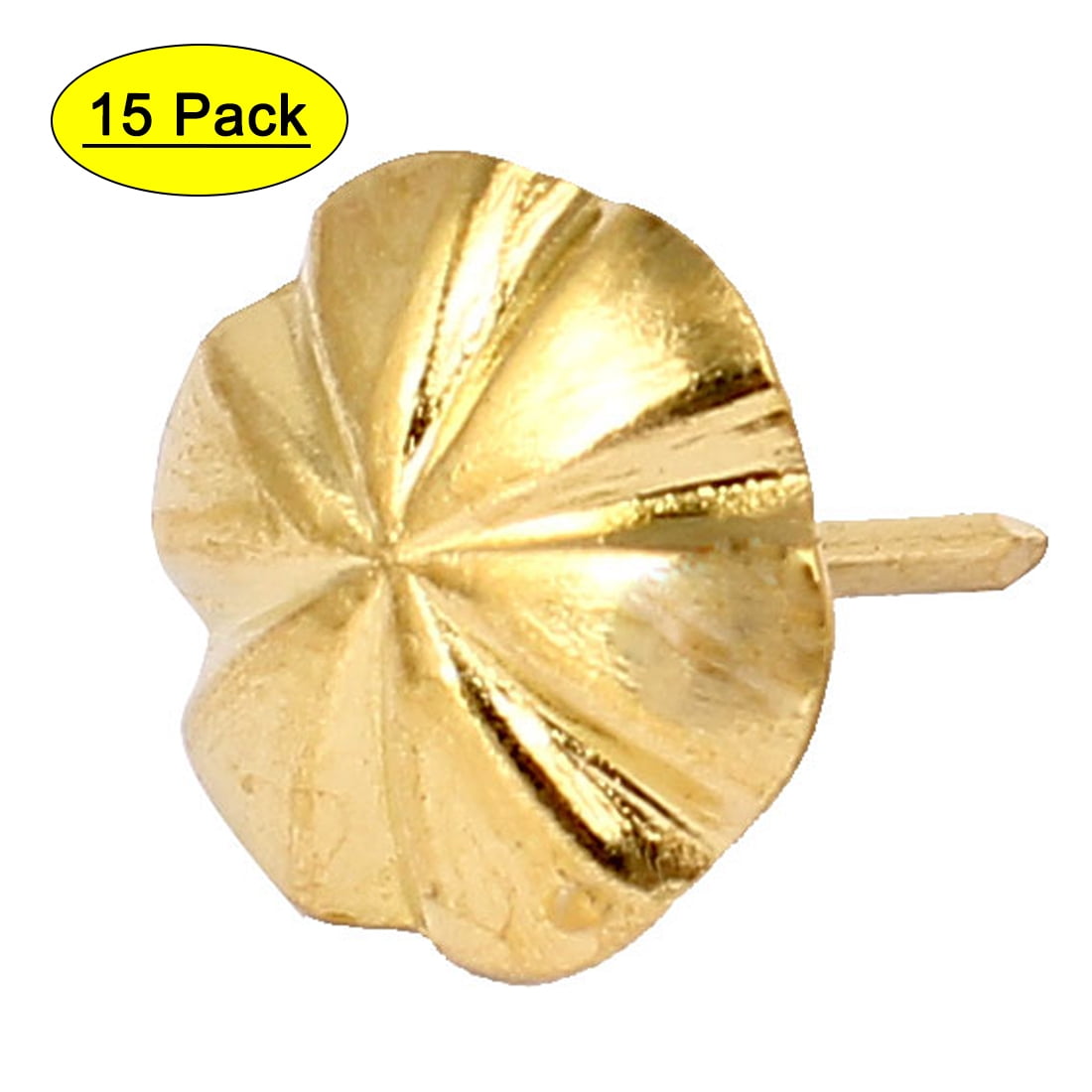 Unique Bargains 16mm Dia Upholstery Nail Decorative Tack Stud Push Pin ...