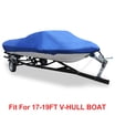 Waterproof All-Weather Boat Cover, Fits V-Hull Runabouts, Outboards ...