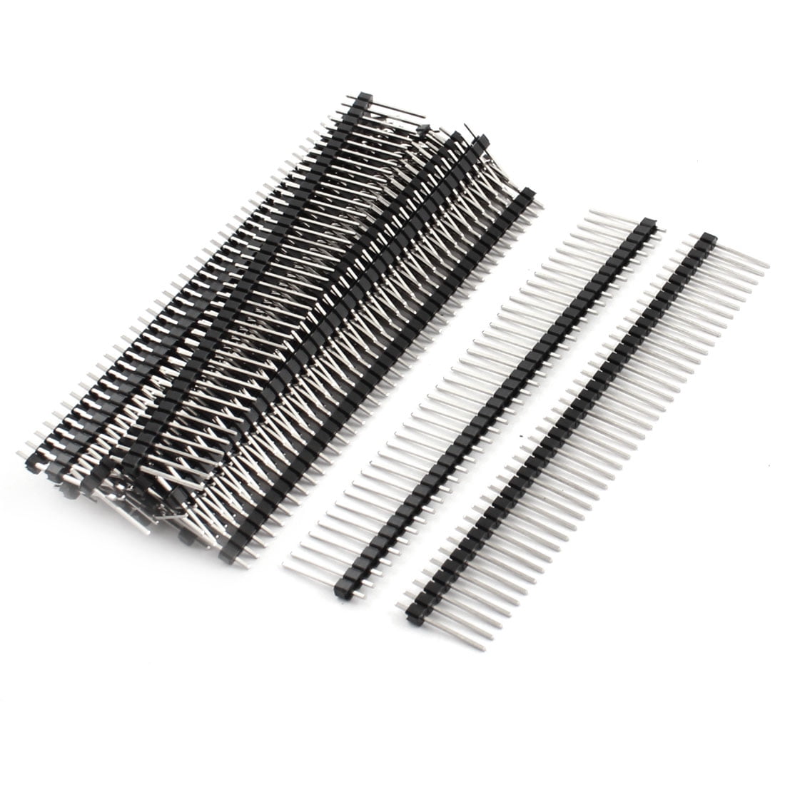 Unique Bargains 17mm 40Pin Single Rows Straight Pin Header Connector ...