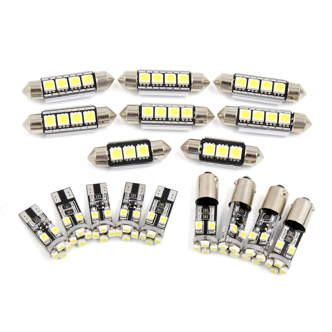 Unique Bargains 17x for Audi A4 / S4 (B5) 1999-2001 Canbus White Dome ...