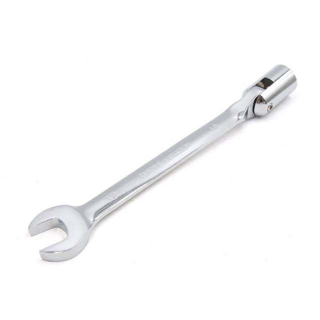 Unique Bargains 19mm Swivel Head Combination Socket Spanner Wrench Auto ...