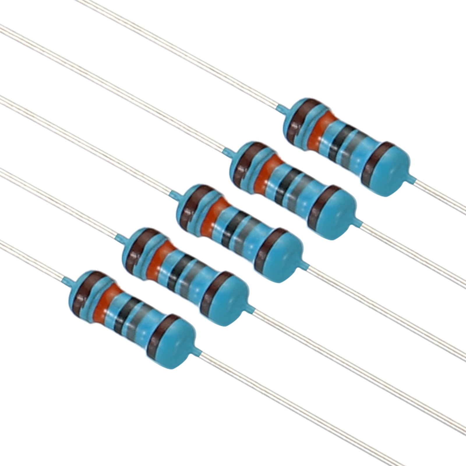 Unique Bargains 1Ohm to 10MOhm Metal Film Resistor Assortment Kit 50 ...