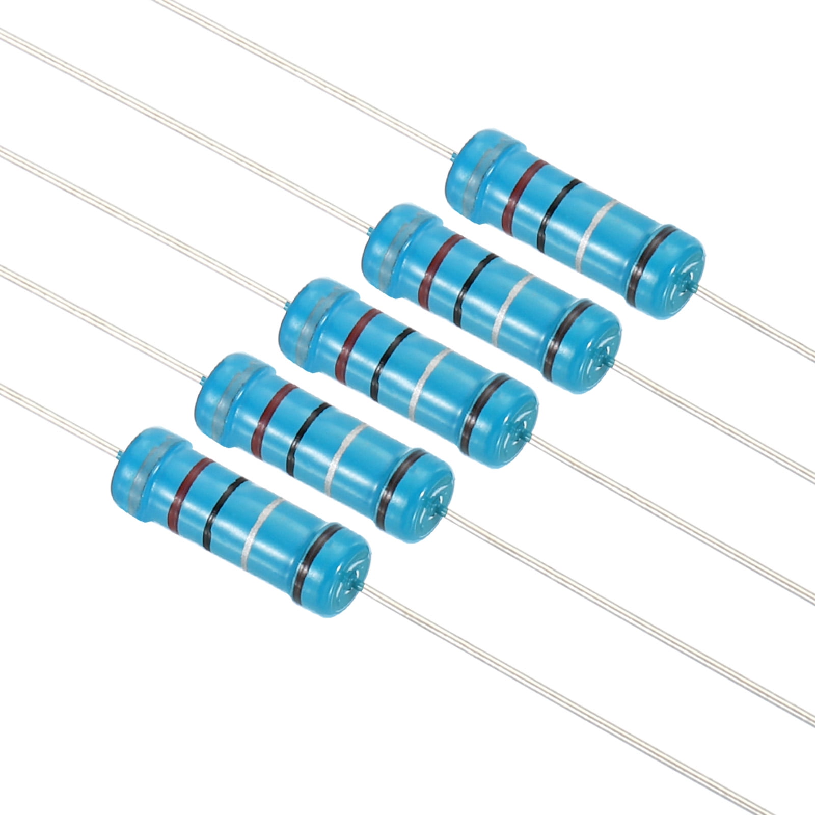 Unique Bargains 1Ohm to 9.1Ohm Metal Film Resistor Assortment Kit 21 ...