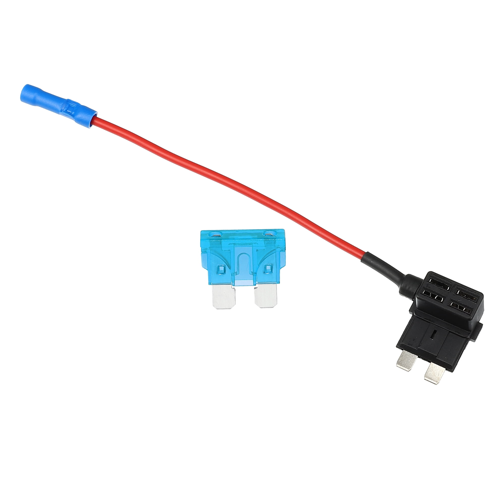 Unique Bargains 1Pack 12V Standard Fuse Adapter Tap Fuse Kit with 1pcs ...