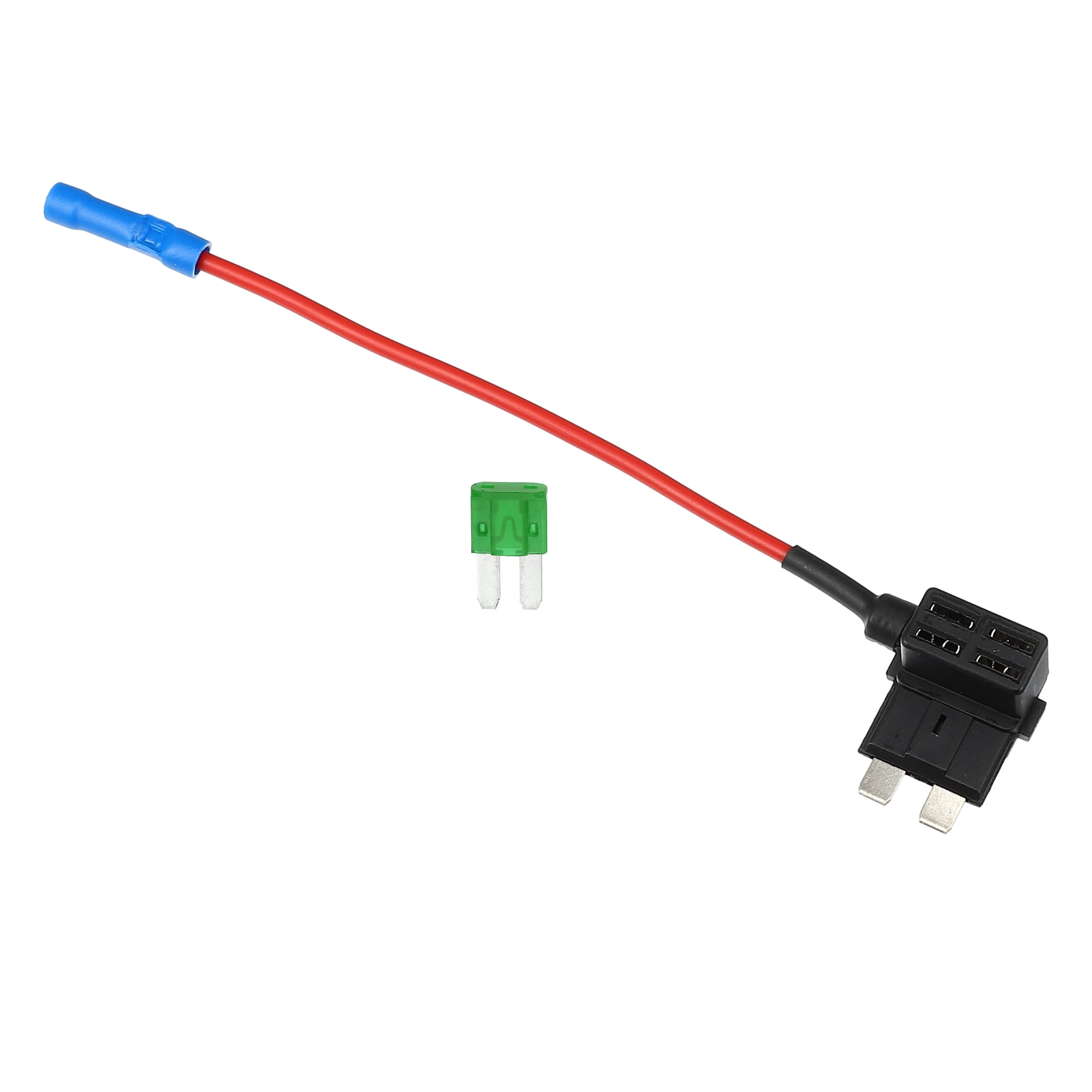 Unique Bargains 1Pack 12V Standard Fuse Adapter Tap Fuse Kit with 1pcs ...