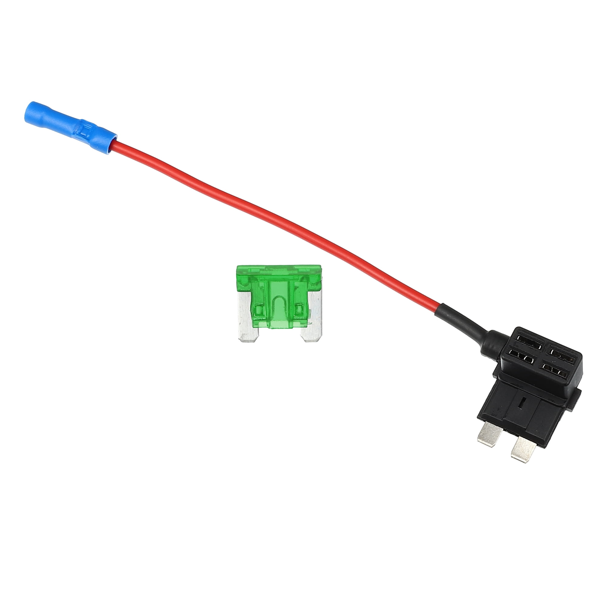 Unique Bargains 1Pack 12V Standard Fuse Adapter Tap Fuse Kit with 1pcs ...