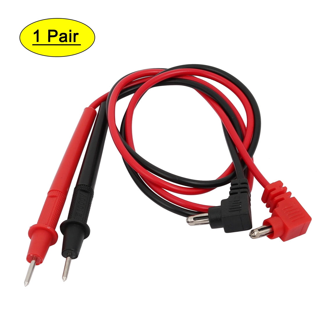 Unique Bargains 1Pair 4mm Male Banana Connector Digital Multimeter Test ...