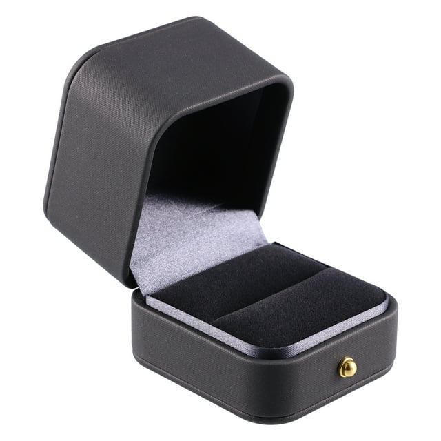 Unique Bargains 1Pc Single Ring Box Jewelry Storage Display Stand Ring ...