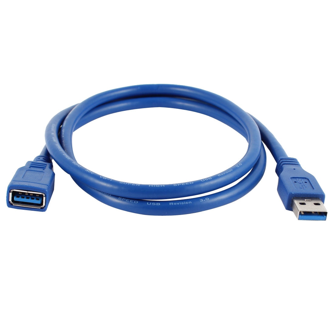 Unique Bargains 1m Blue Superspeed Transmission USB 3.0 Type A Male to ...