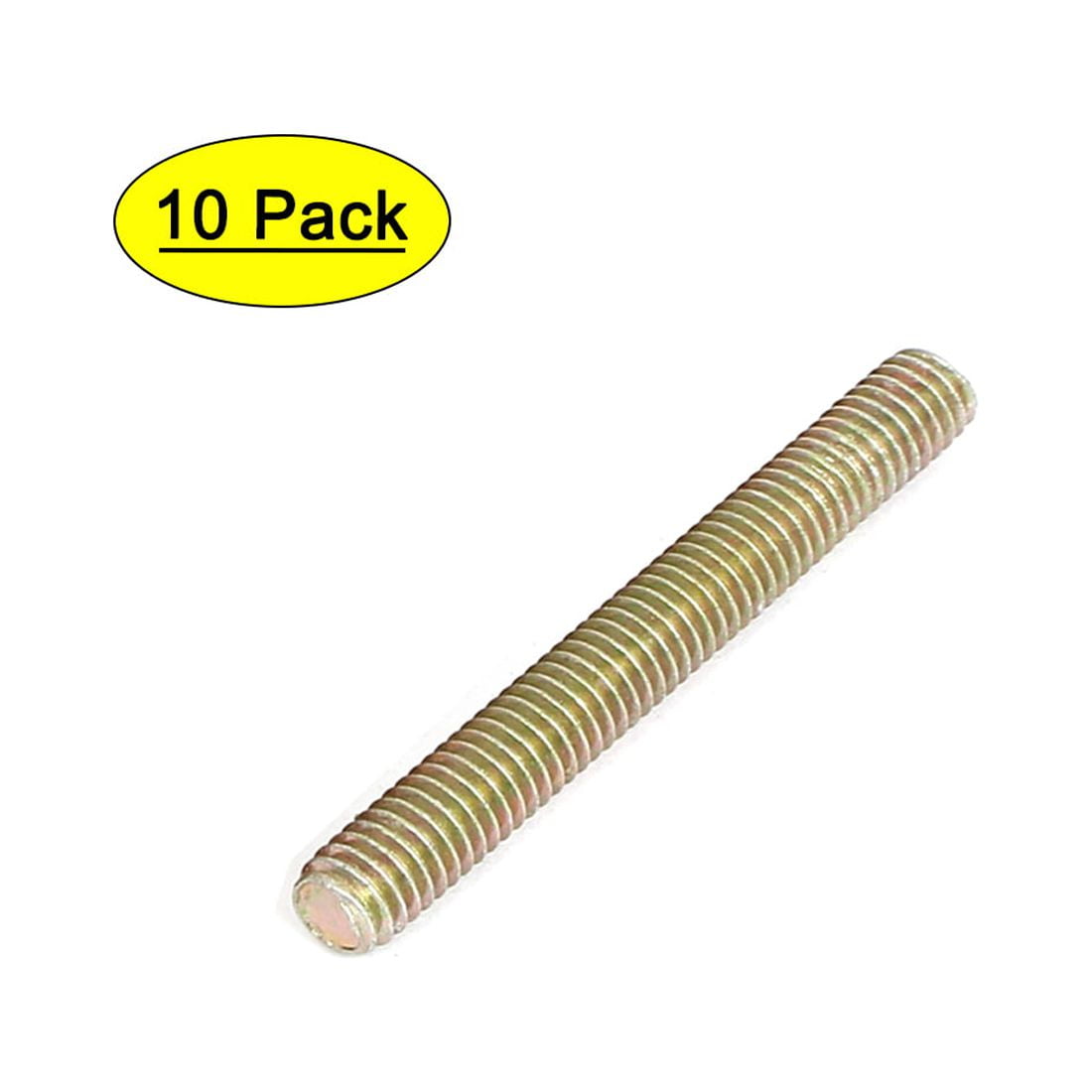 Unique Bargains 1mm Pitch M6 x 50mm Male Threaded All Thread Rod Bar ...