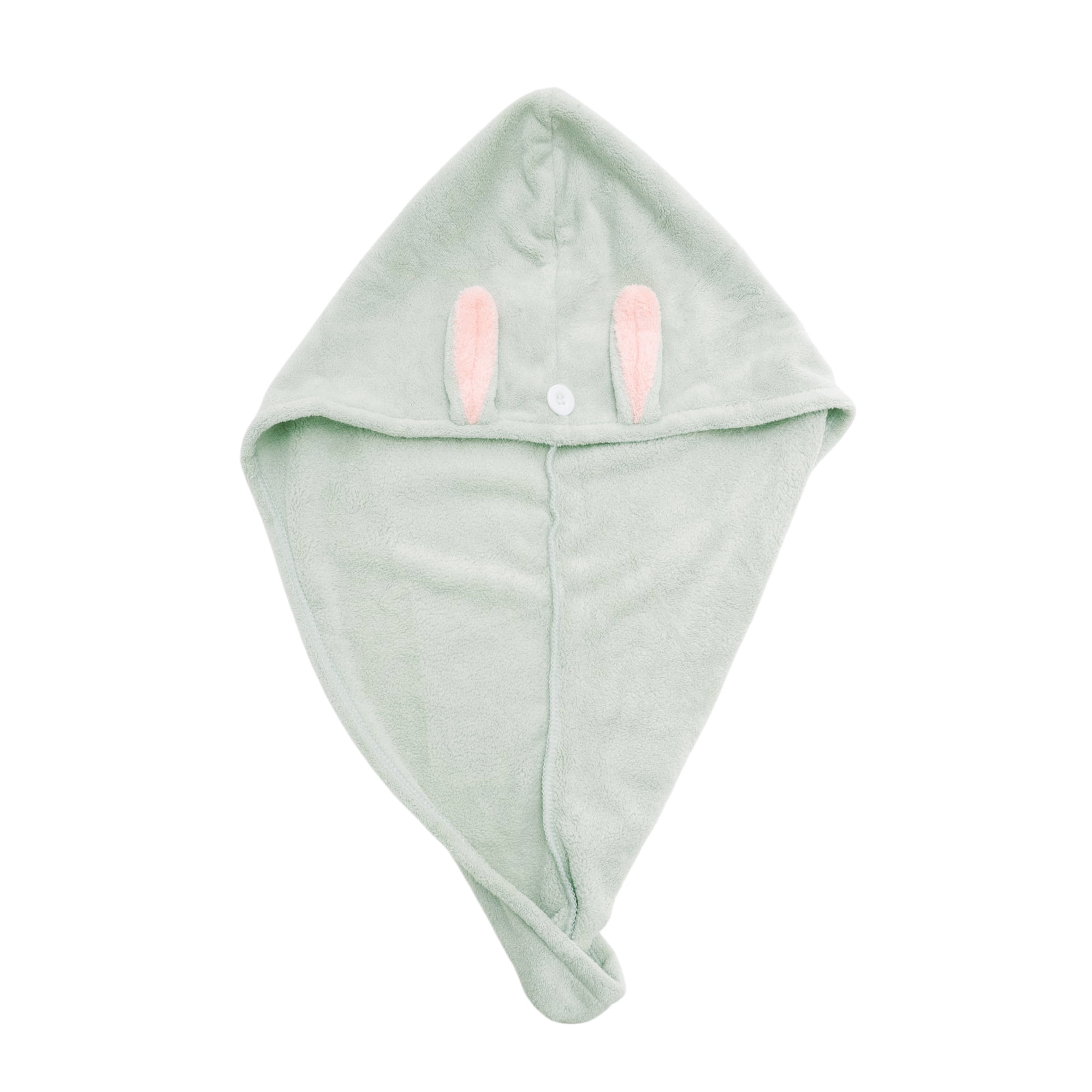 Unique Bargains 1pc Absorbent Cartoon Rabbit Ears-shaped Hair Towel 24. ...