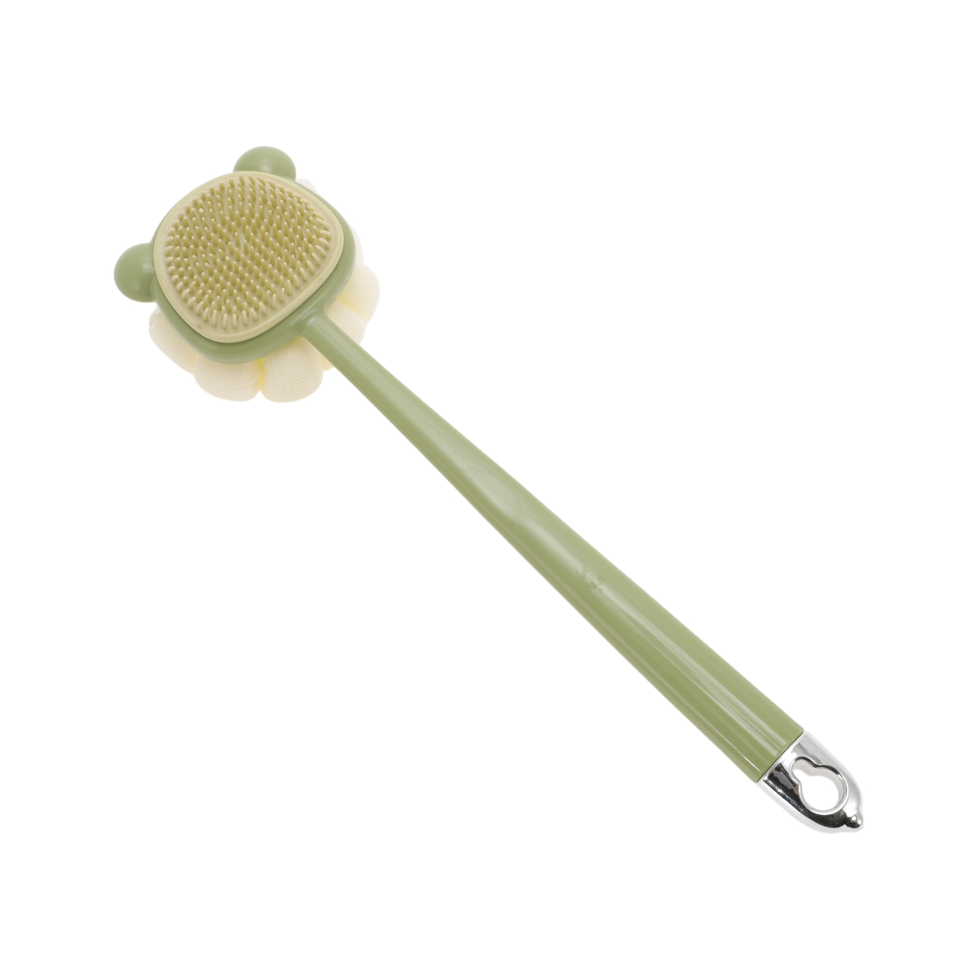 Unique Bargains 1pc Cartoon Long Handle Double-sided Bath Brush Green ...