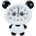 Unique Bargains 1pc Cute Panda Cartoon Non Ticking Wall Clock 15" x 12 ...