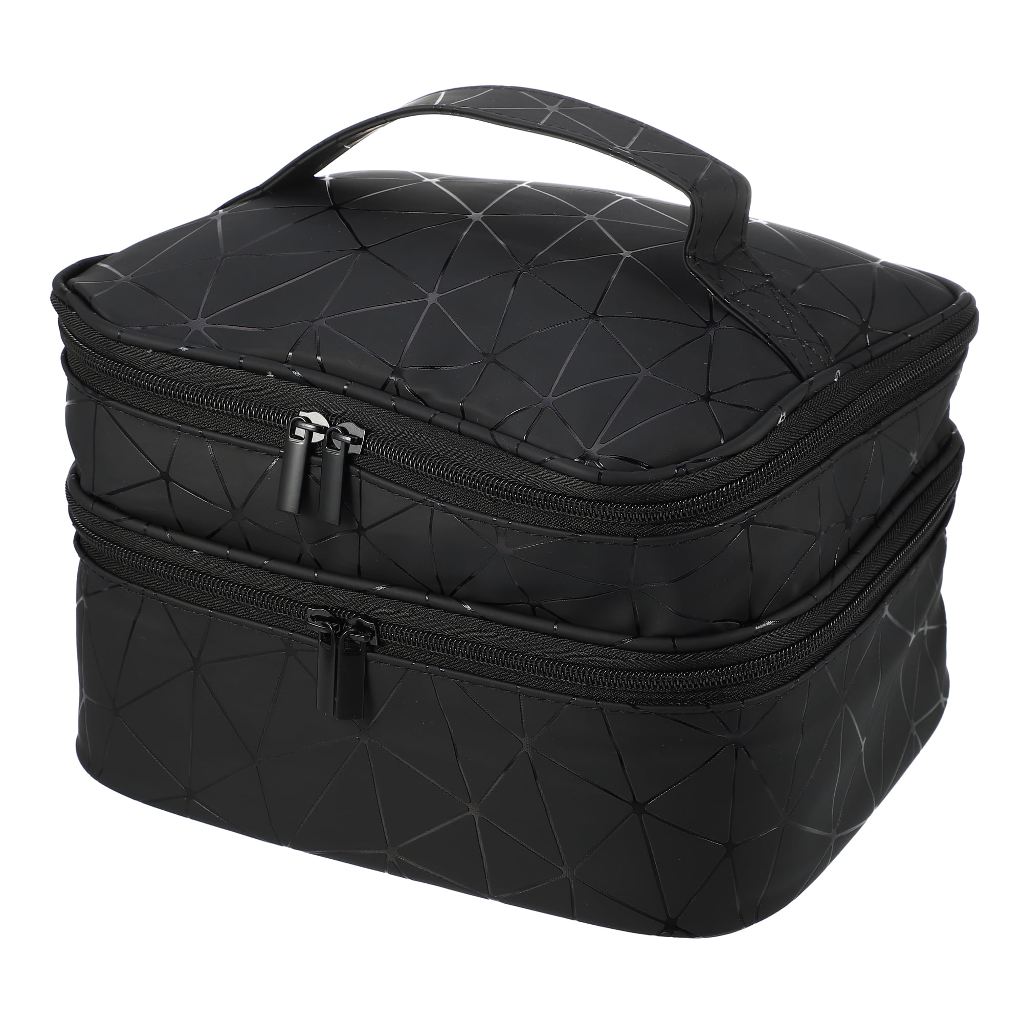 Unique Bargains 1pc Nail Polish Carrying Case Double-Layer Nail Polish ...