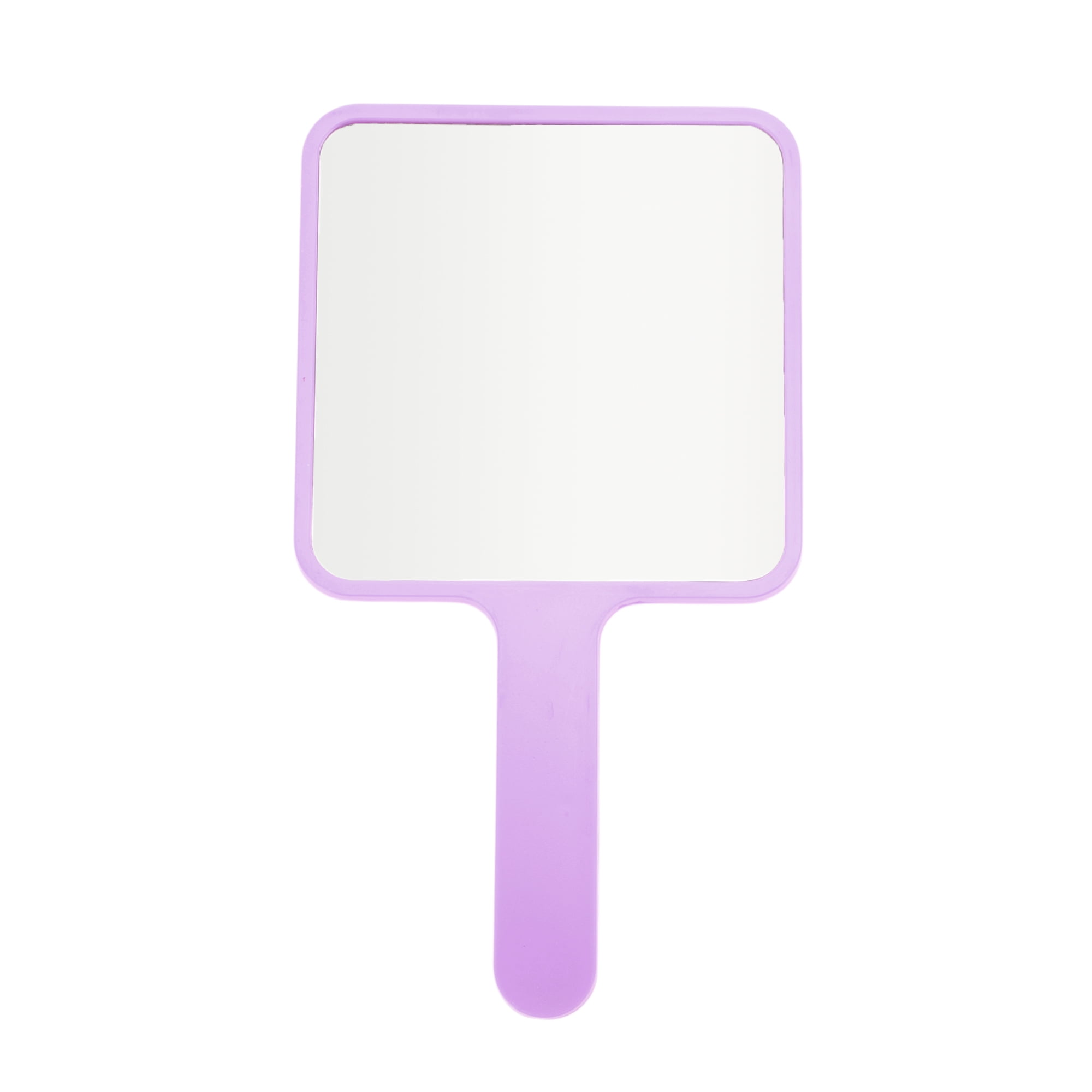 Unique Bargains 1pc Portable Square Handheld Mirror for Grooming Light ...