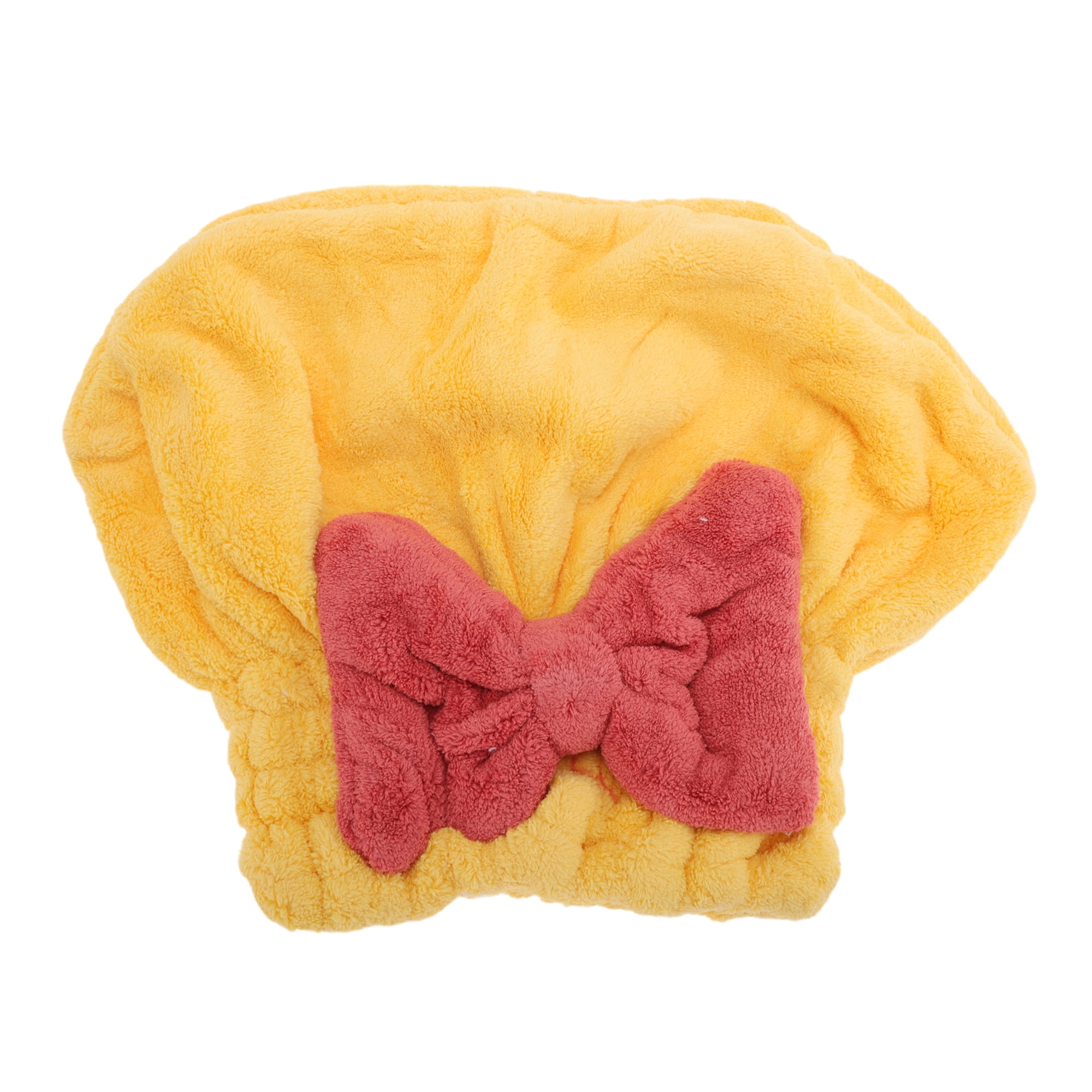 Unique Bargains 1pc Water-absorbent Bow Hair Drying Towel 10.24"x11.81 ...