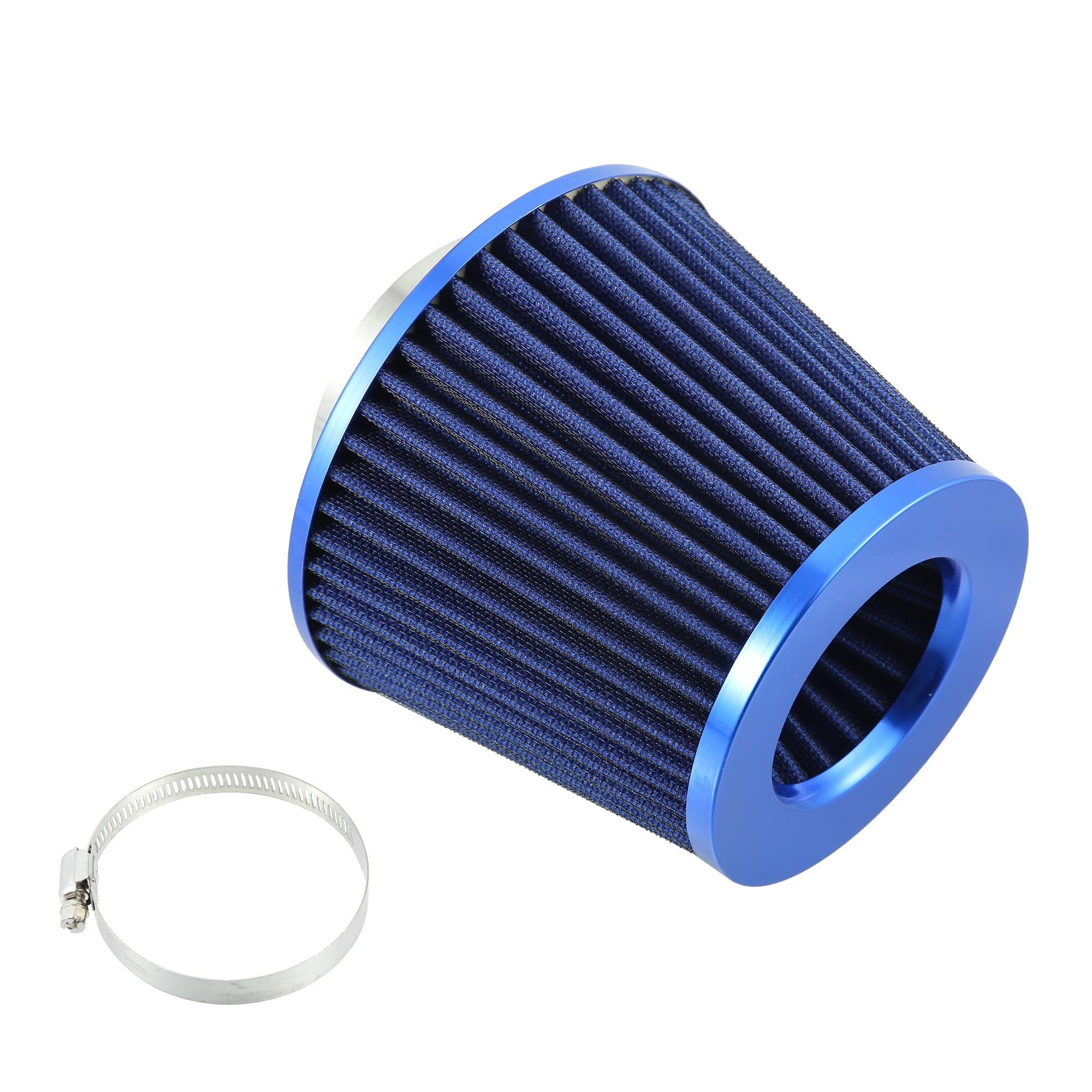 Unique Bargains 1pcs 3" 76mm Inlet Cold Air Intake Cone Replacement ...