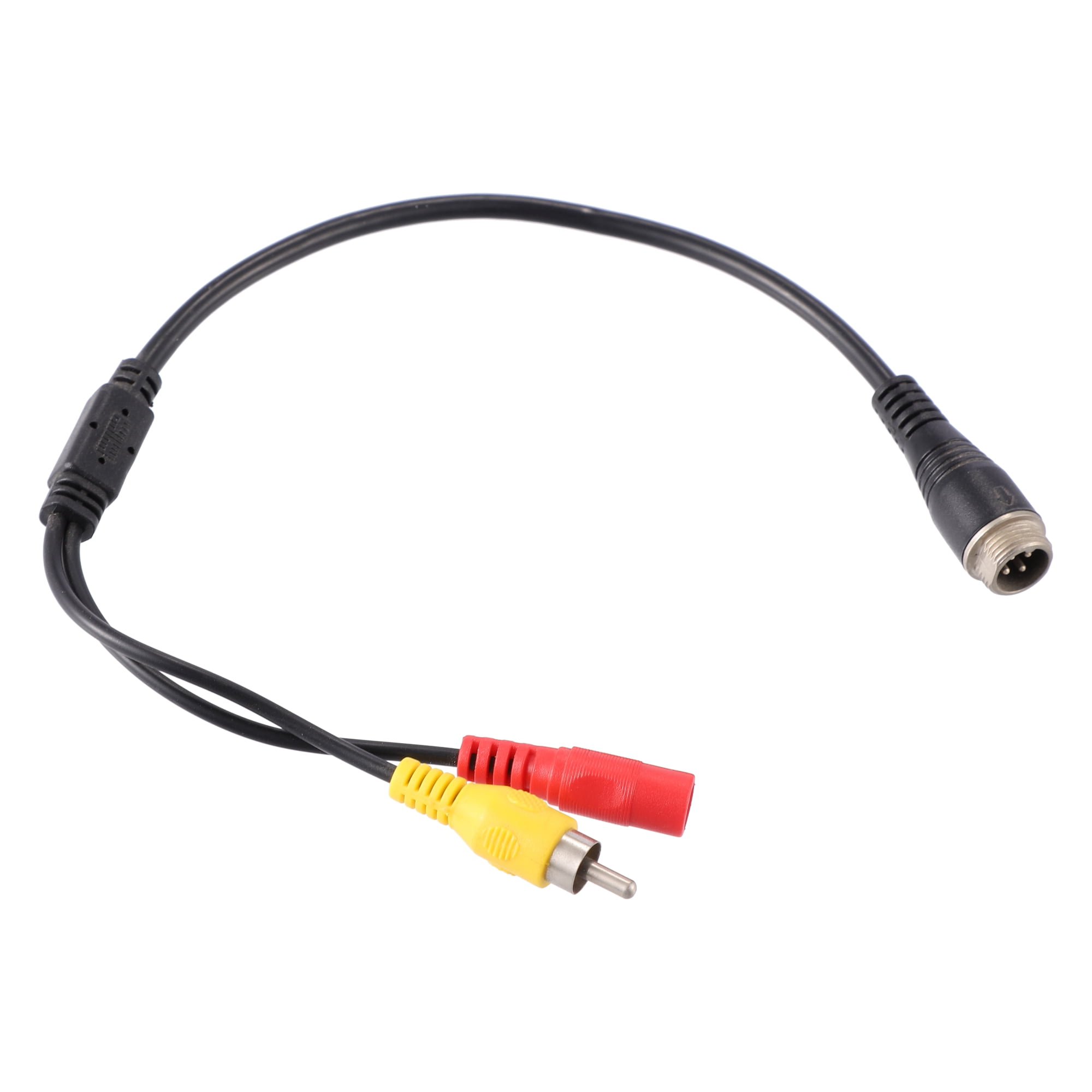 Unique Bargains 1pcs Car Camera Adapter 4 Pin to RCA Adapter 4-Pin Male ...