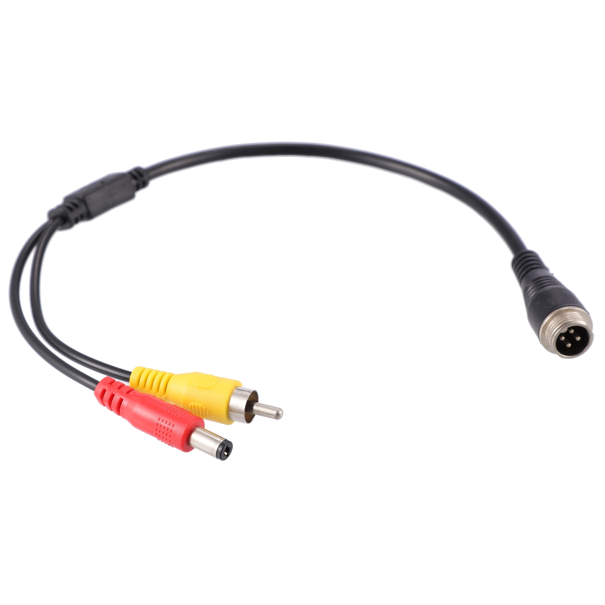 Unique Bargains 1pcs Car Camera Adapter 4 Pin to RCA Adapter M12 4-Pin ...