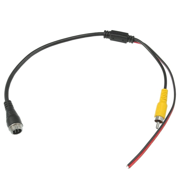 Unique Bargains 1pcs Car Camera Adapter 4 Pin to RCA Adapter M12 4-Pin ...