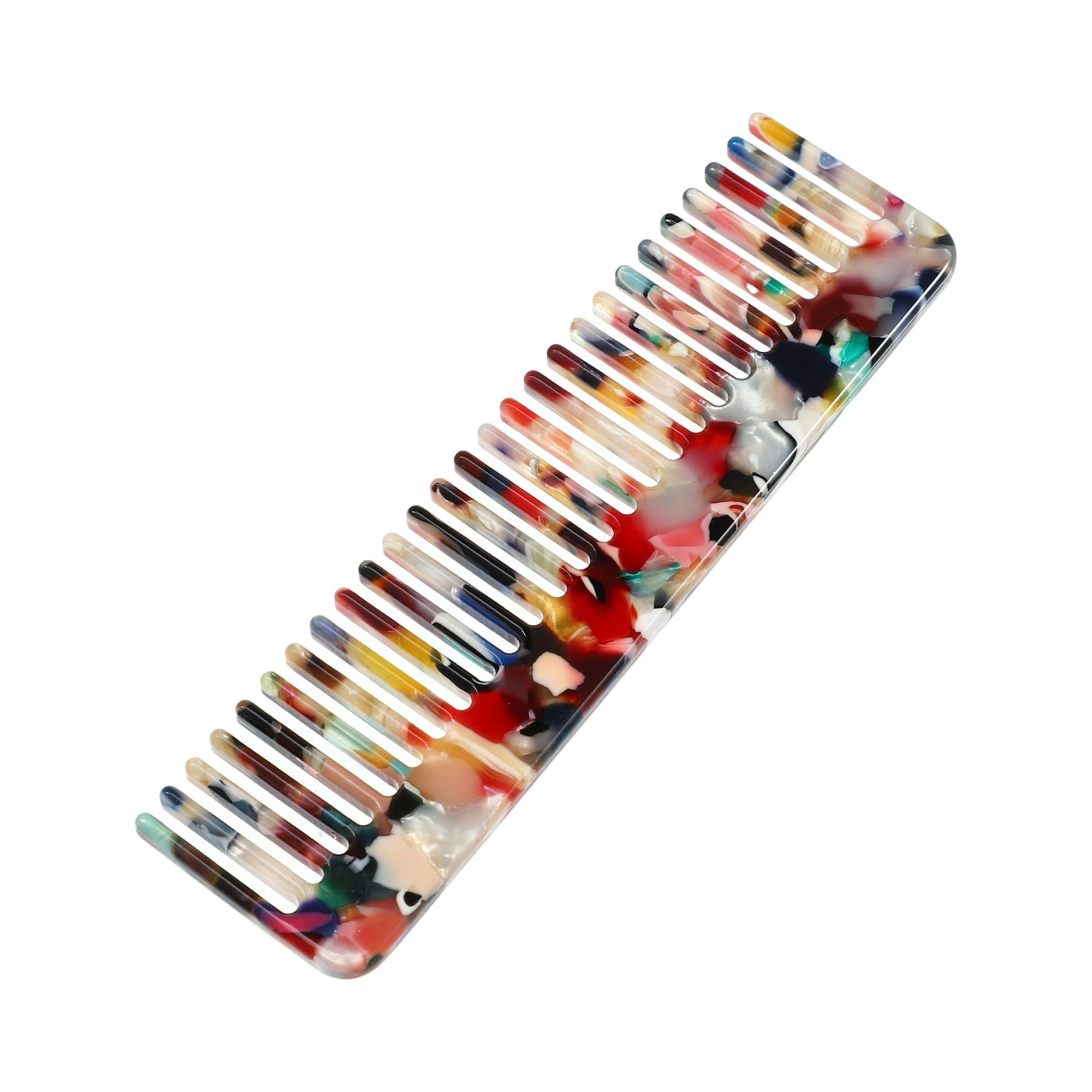 Unique Bargains 1pcs Women Detangling Portable Wide Tooth Comb for ...