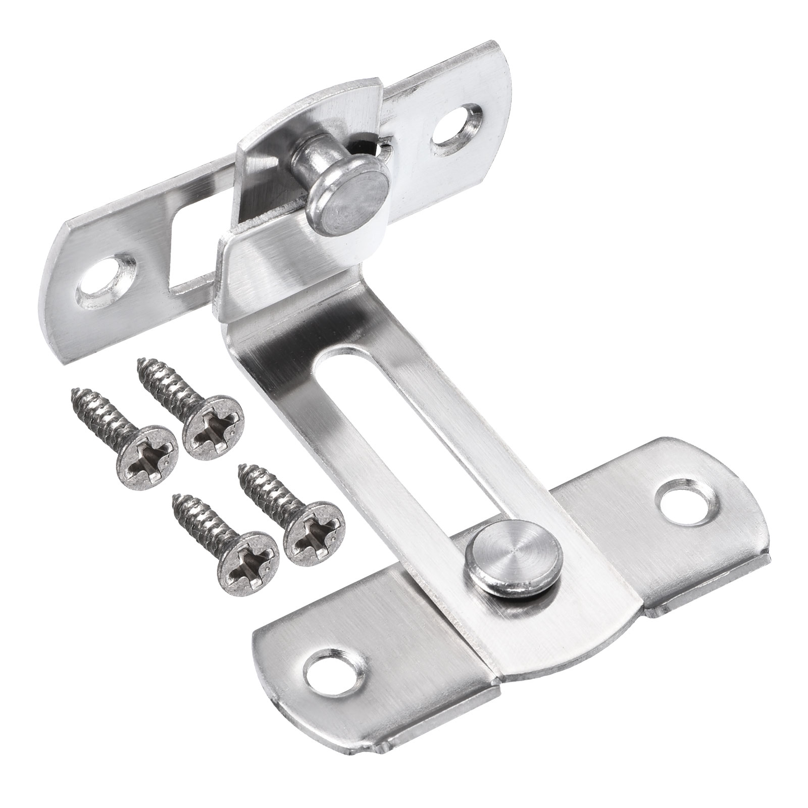 Unique Bargains 2.5' x 2.8' Door Latch, Right Angle Large Flip Gate ...