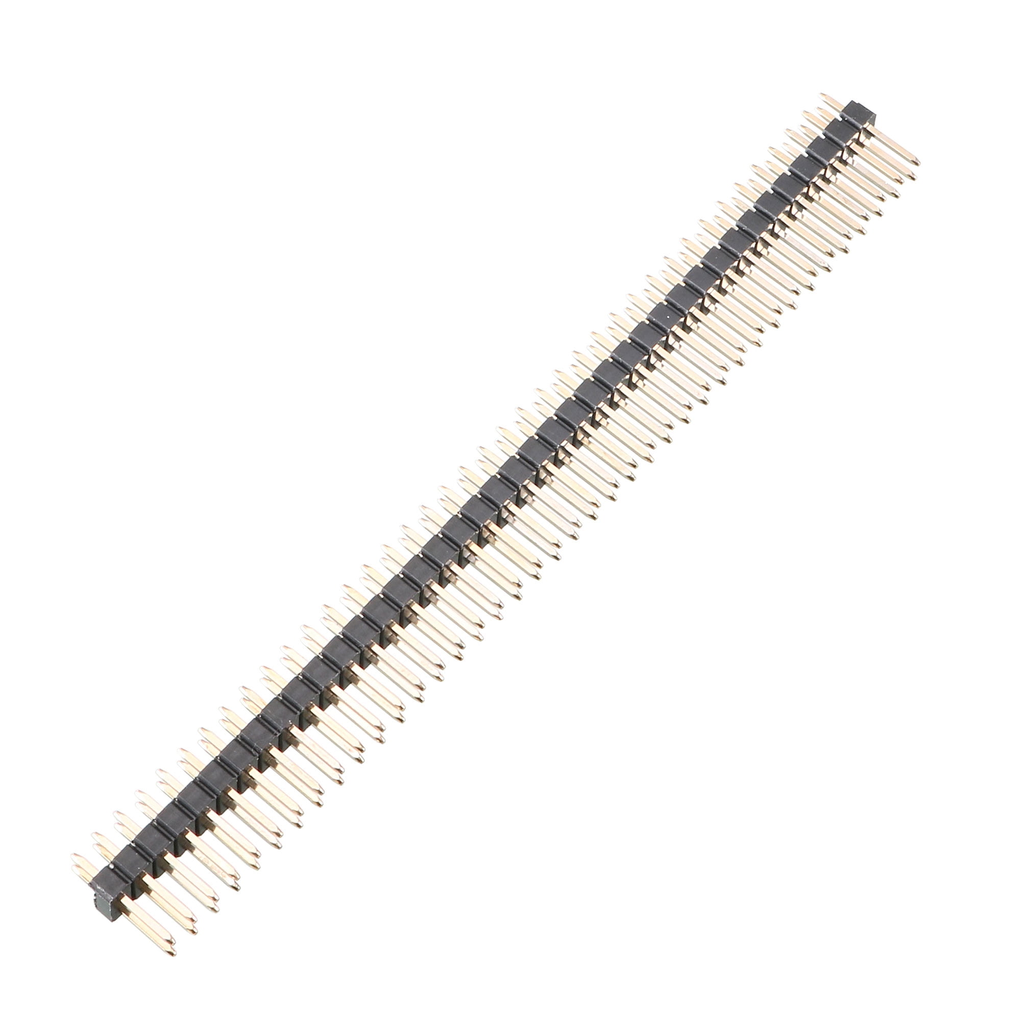 Unique Bargains 2.54mm Pitch 2x40 80Pin Male Straight Pin Header ...