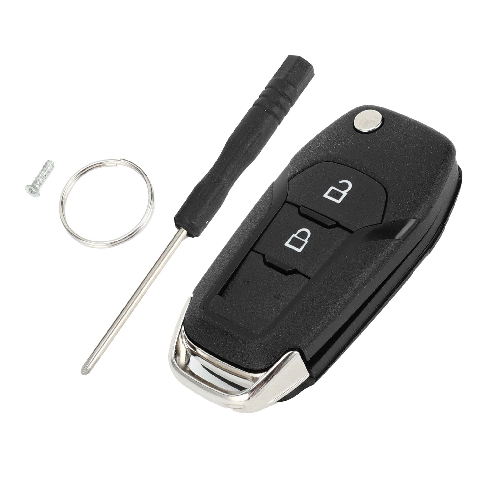 Unique Bargains 2 Buttons Keyless Entry Remote Fob Key Shell Case for ...