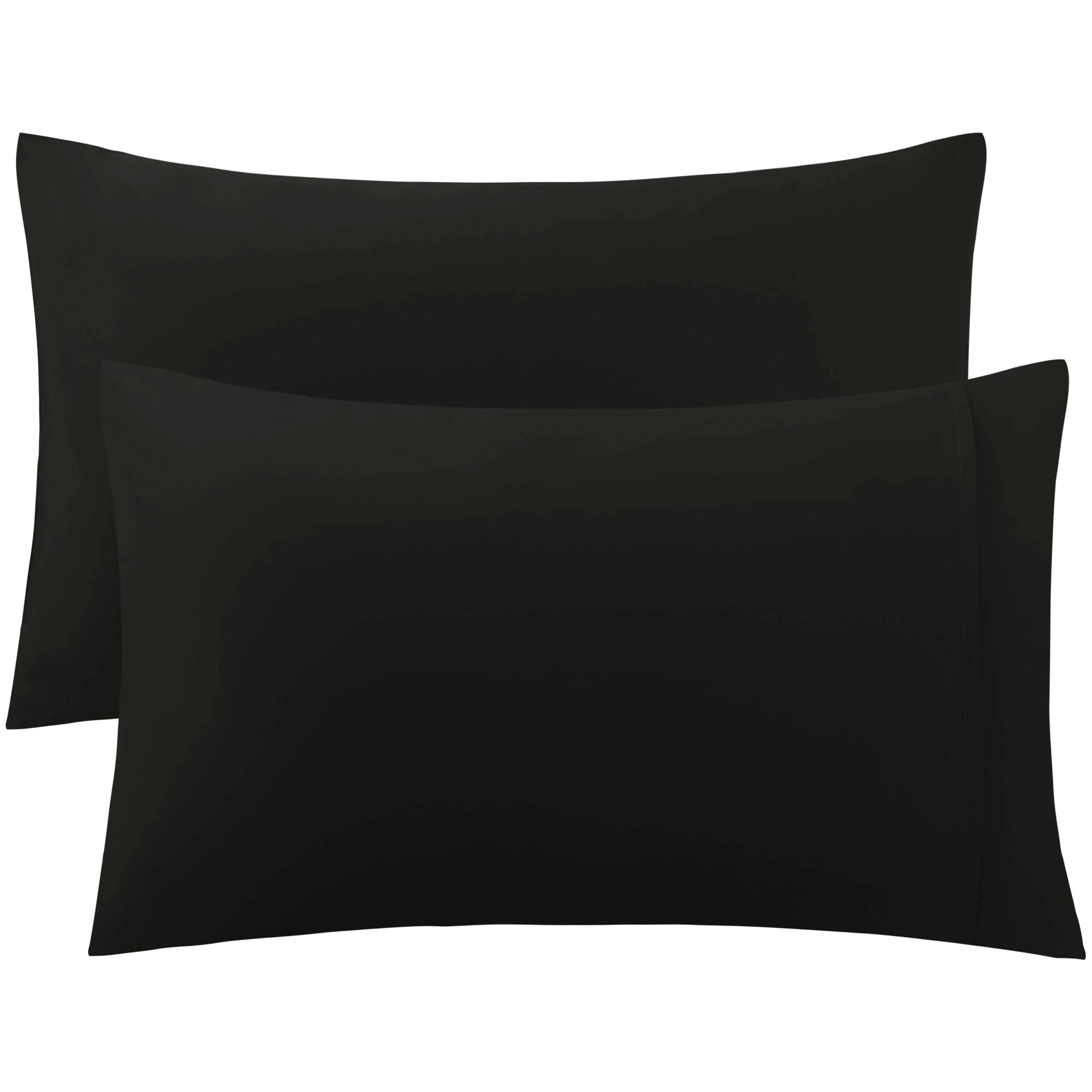 Unique Bargains 2 Pack 300TC Egyptian Cotton Pillowcases Black 20x36 ...